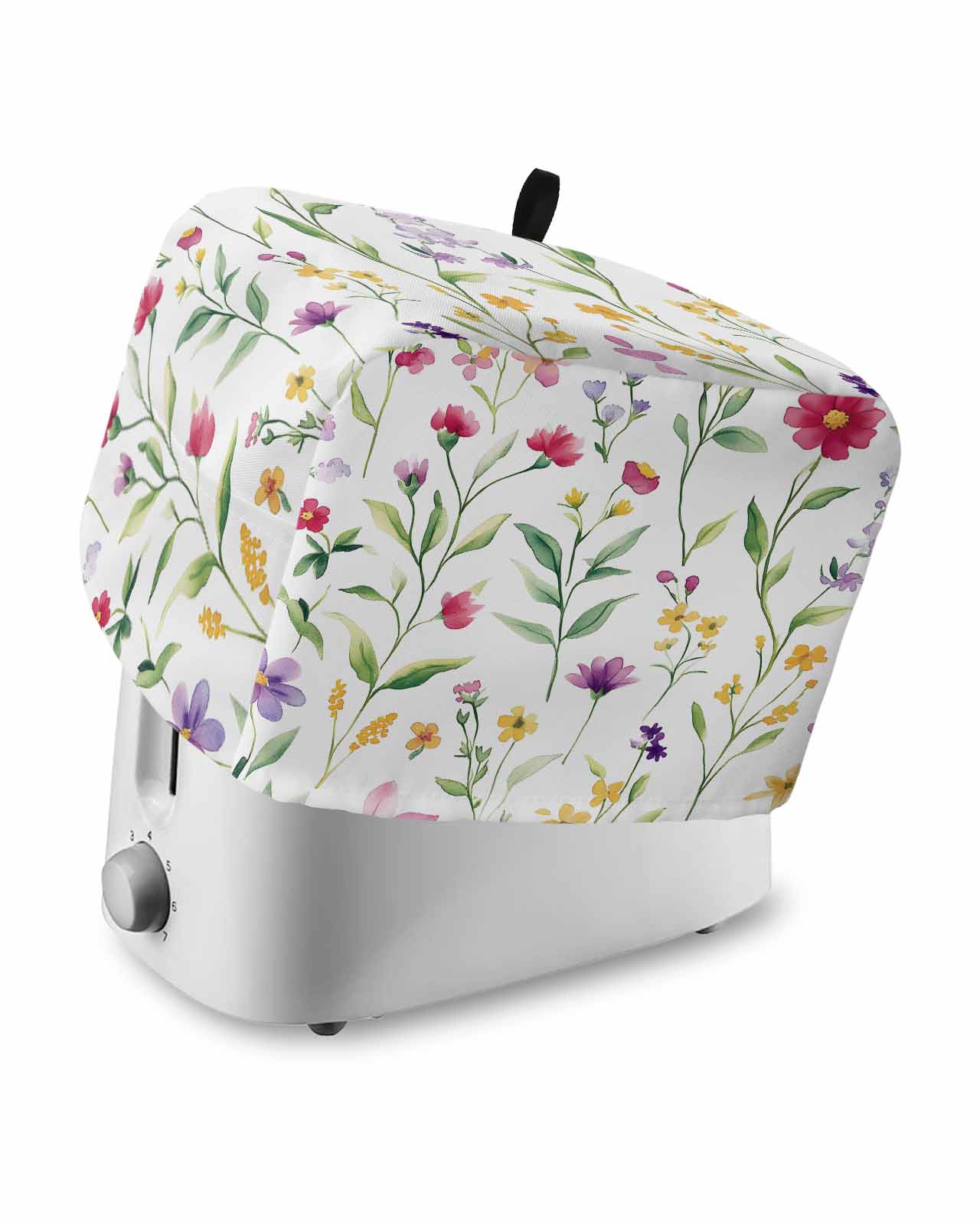 Fsddascl Watercolor Flowers Toaster Cover 4 Slice, Large Kitchen ...