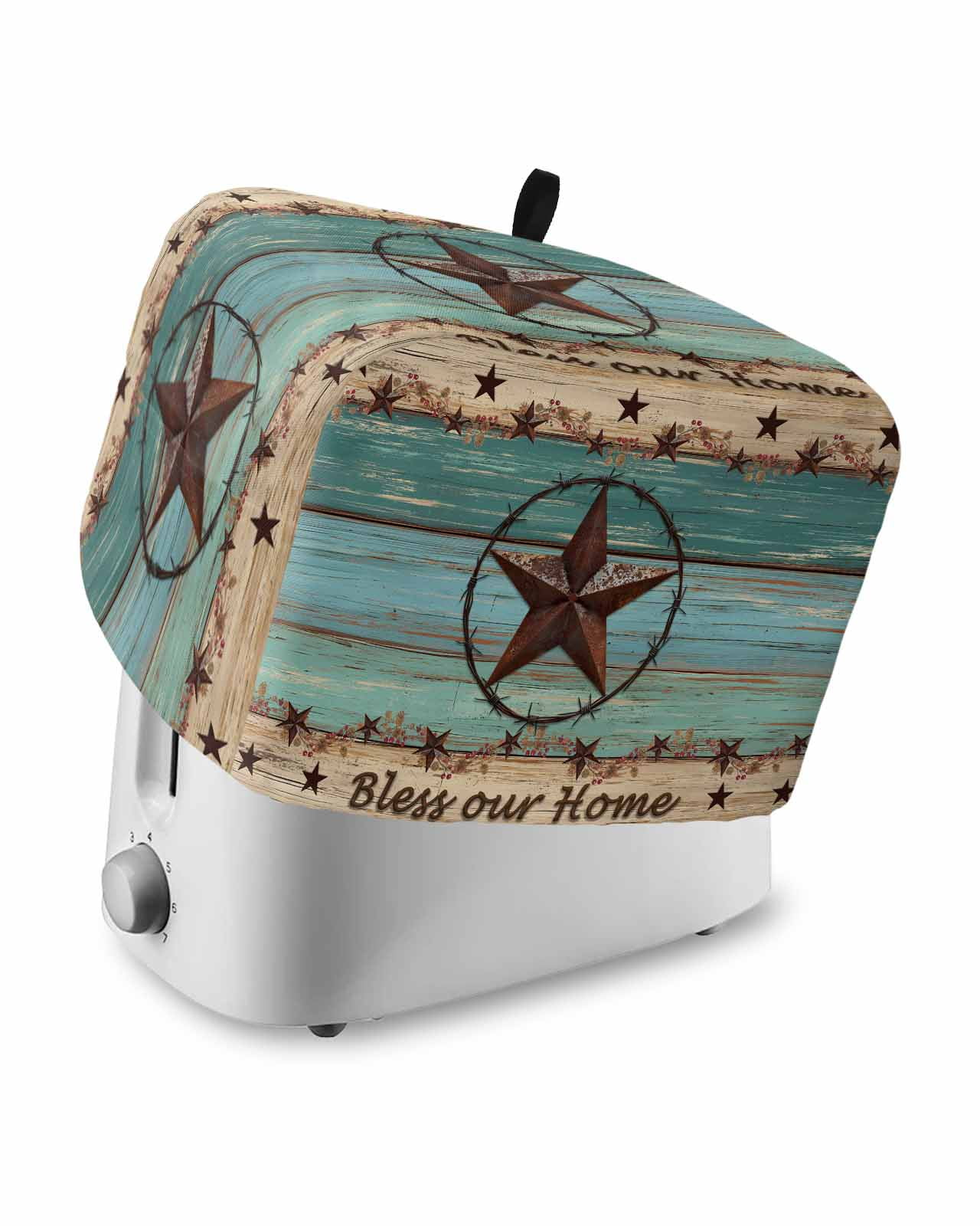 Fsddascl Western Texas Star Vintage Toaster Cover 2 Slice, Small ...