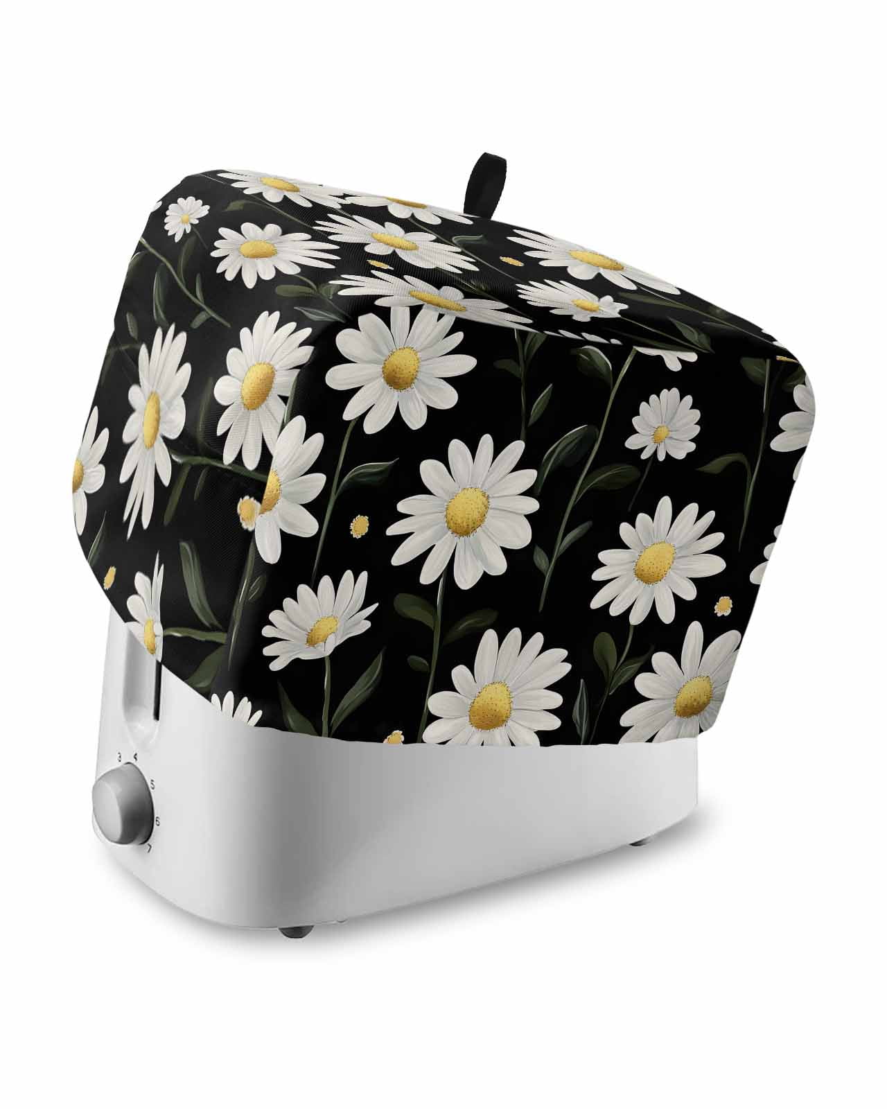 Fsddascl White Daisy Toaster Cover 2 Slice, Small Kitchen Appliance ...
