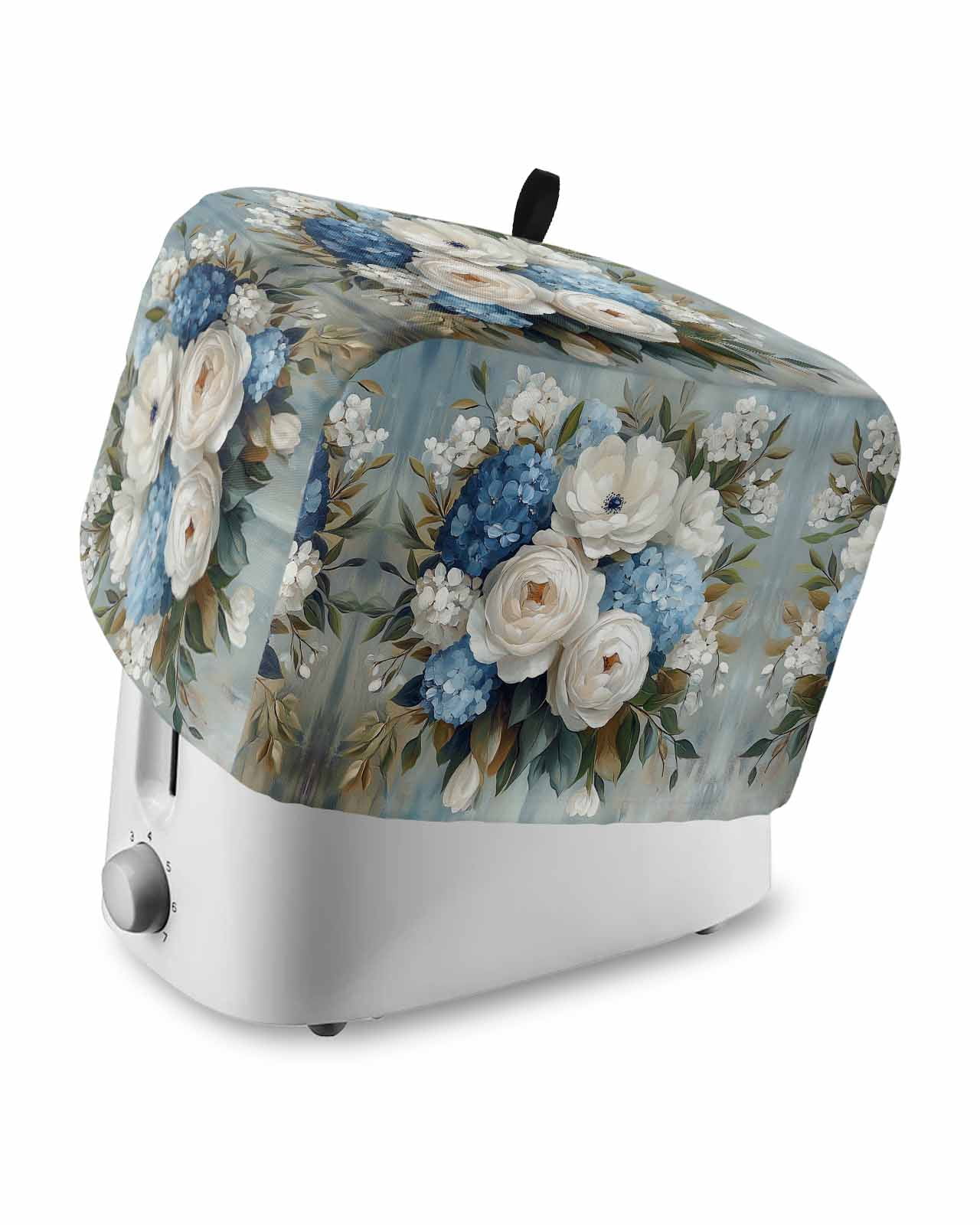 Fsddascl White Spring Floral Small Toaster Cover 2 Slice, Kitchen ...