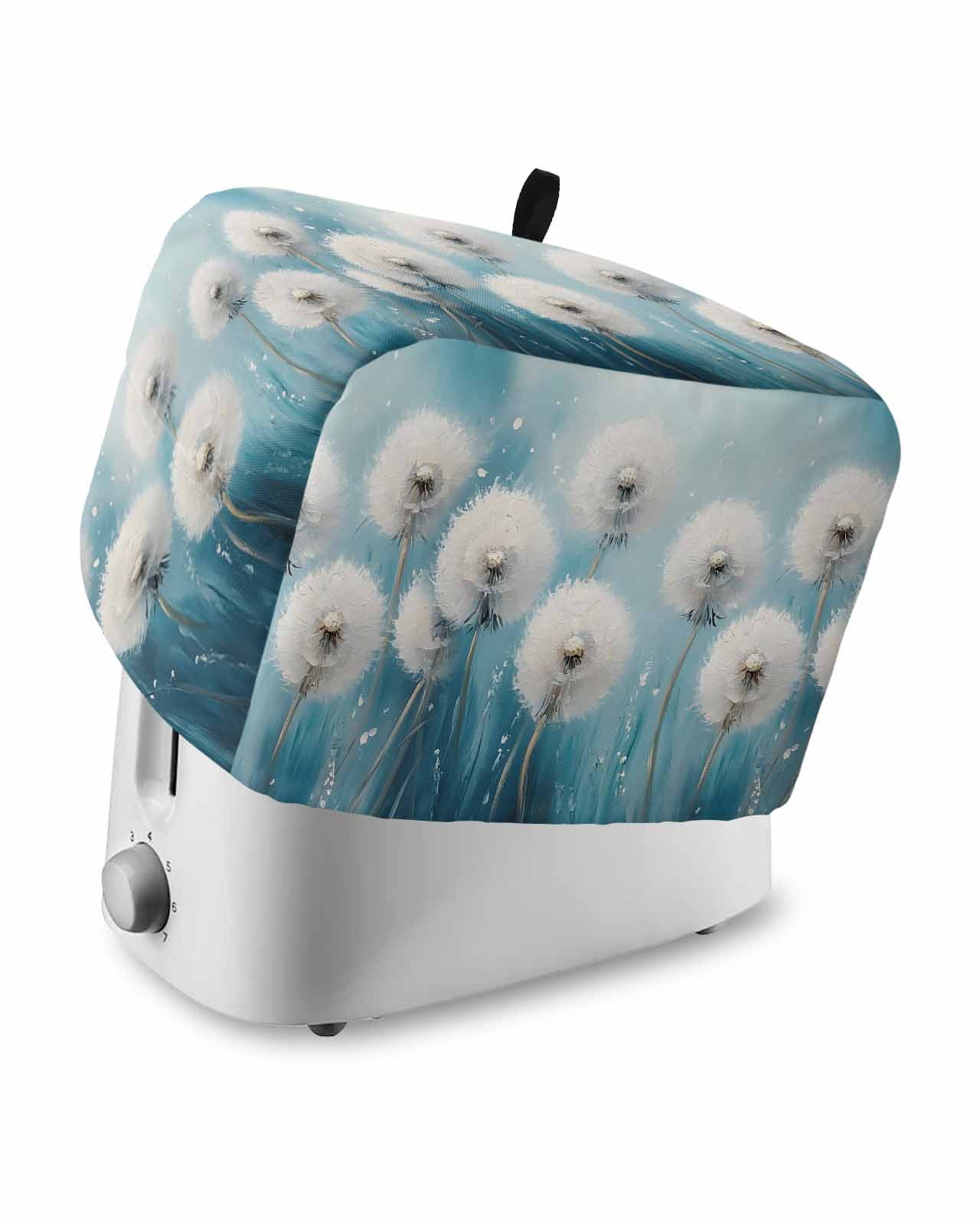 Fsddascl White Spring Floral Toaster Cover 2 Slice, Small Kitchen ...
