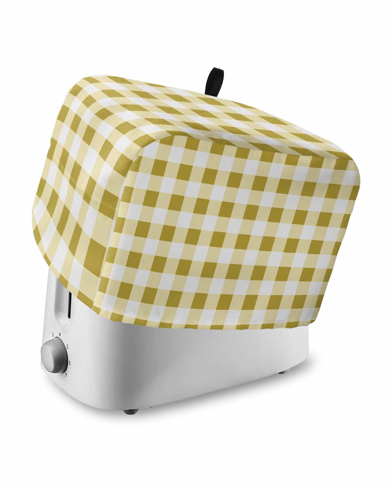 Fsddascl Yellow Checkered Small Toaster Cover 2 Slice, Kitchen ...