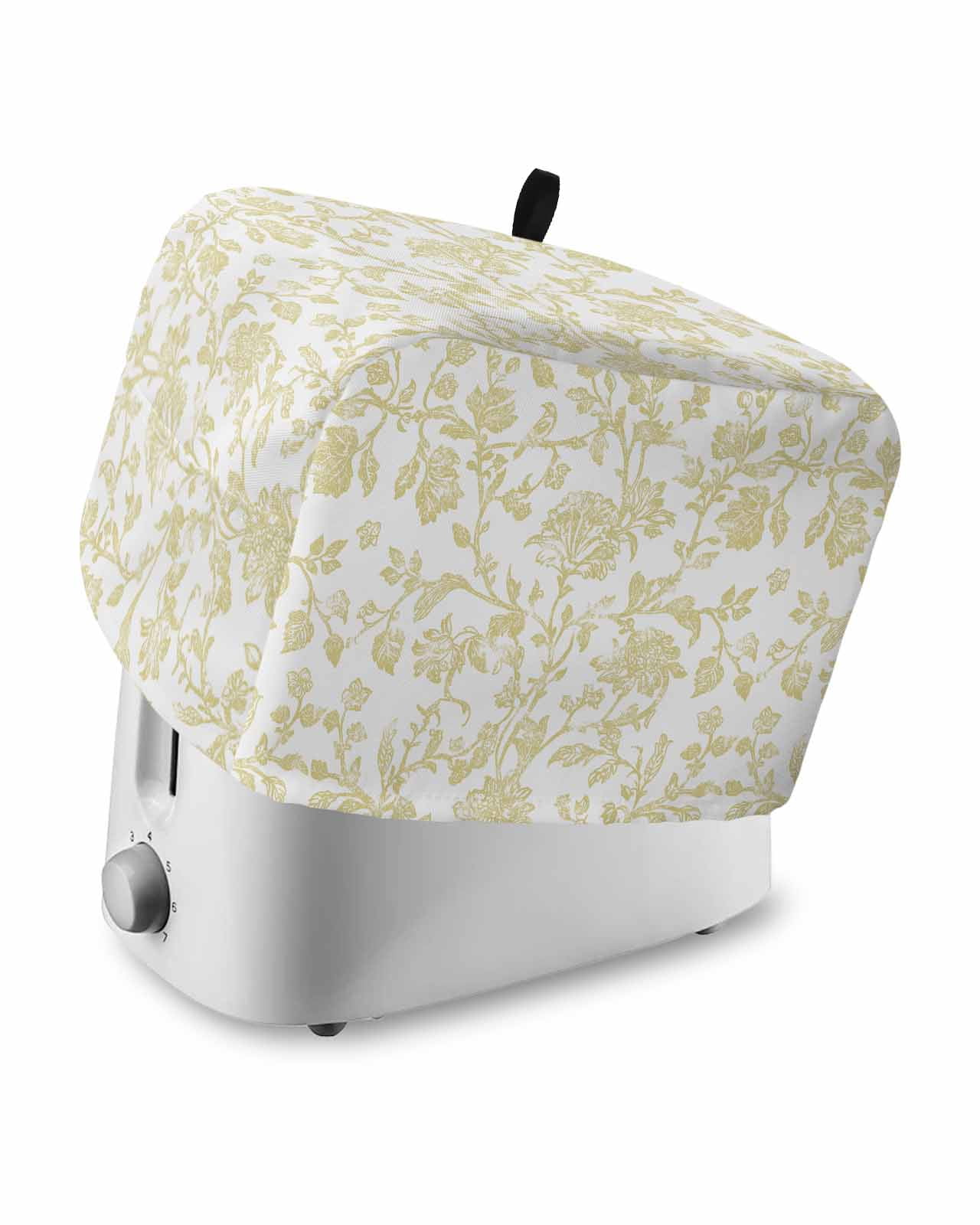 Fsddascl Yellow Flower Toaster Cover 2 Slice, Small Kitchen Appliance ...