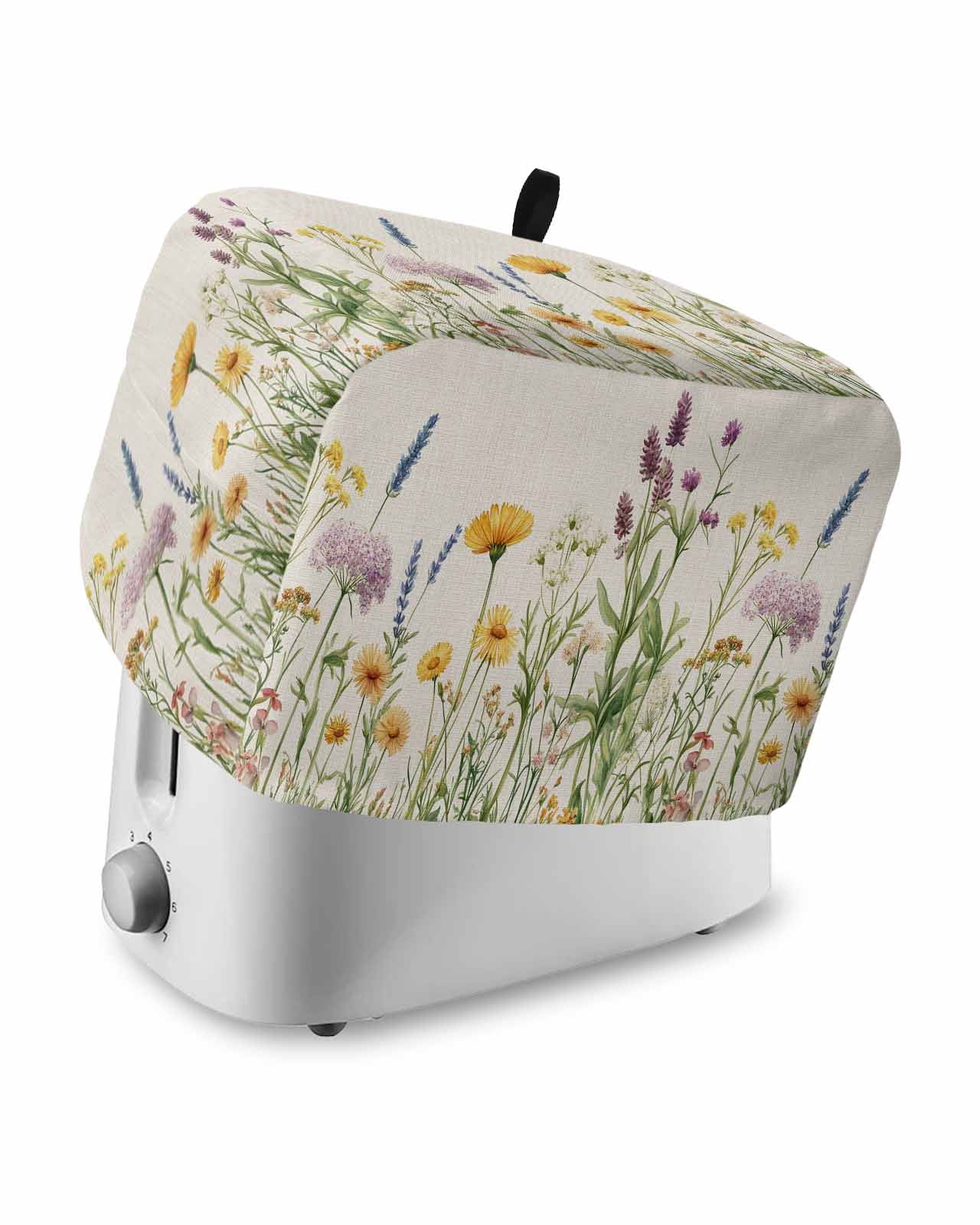 Fsddascl Yellow Spring Floral Toaster Cover 2 Slice, Small Kitchen ...