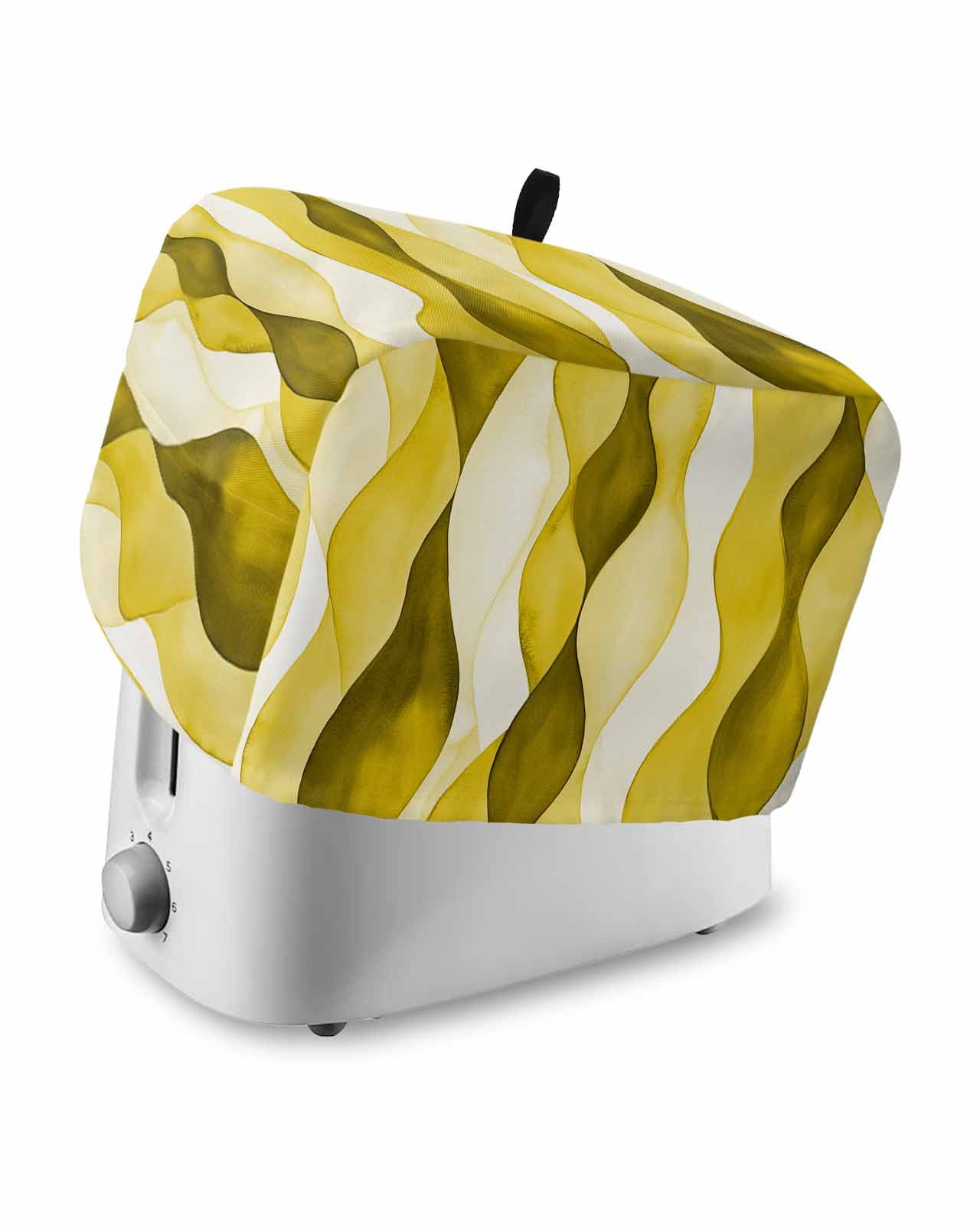 Fsddascl Yellow Stripes Small Toaster Cover 2 Slice, Kitchen Appliance ...