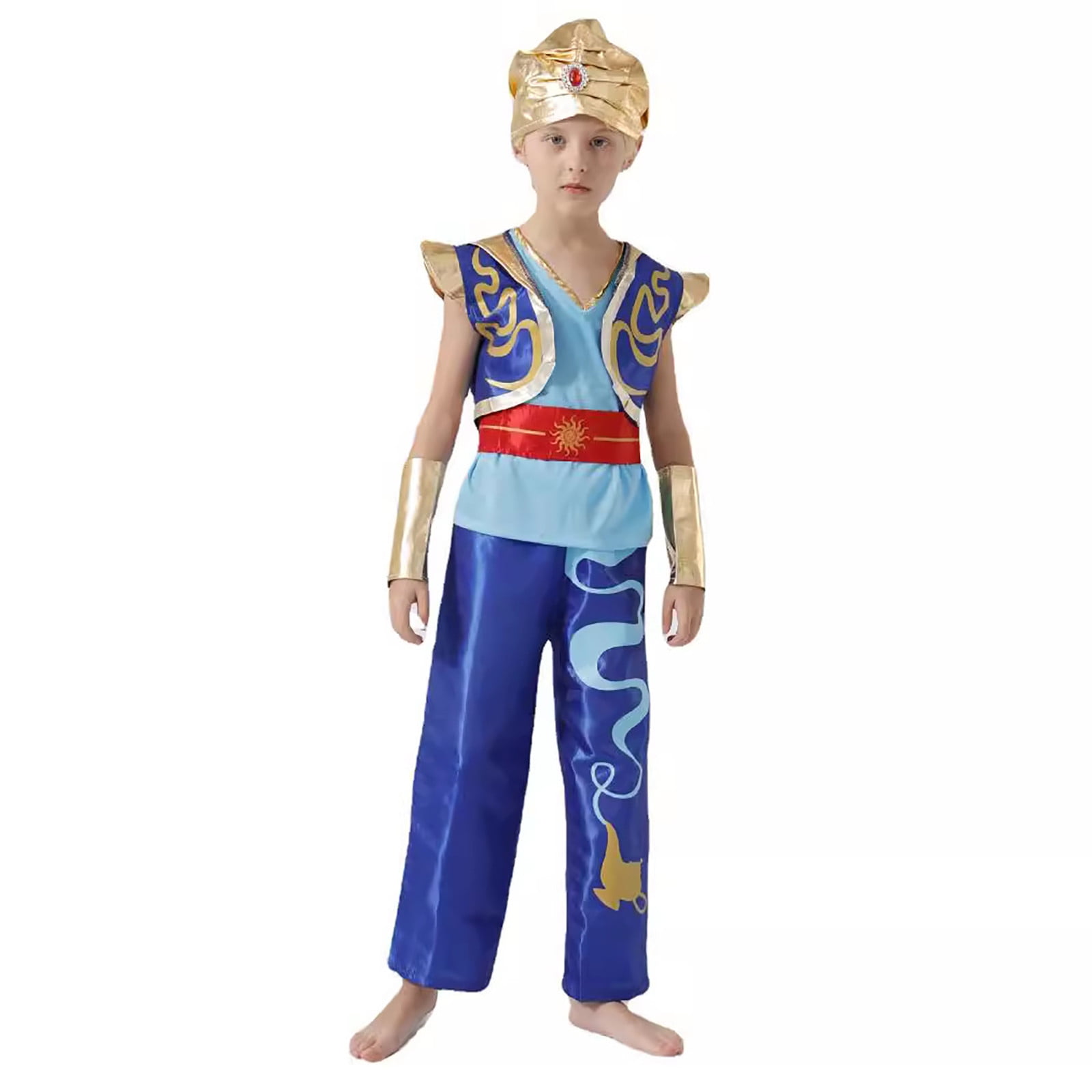 Fshinging Baby Boy Outfits Fairy Tale Stage Performance Prince Long Sleeve Patchwork Boys ...