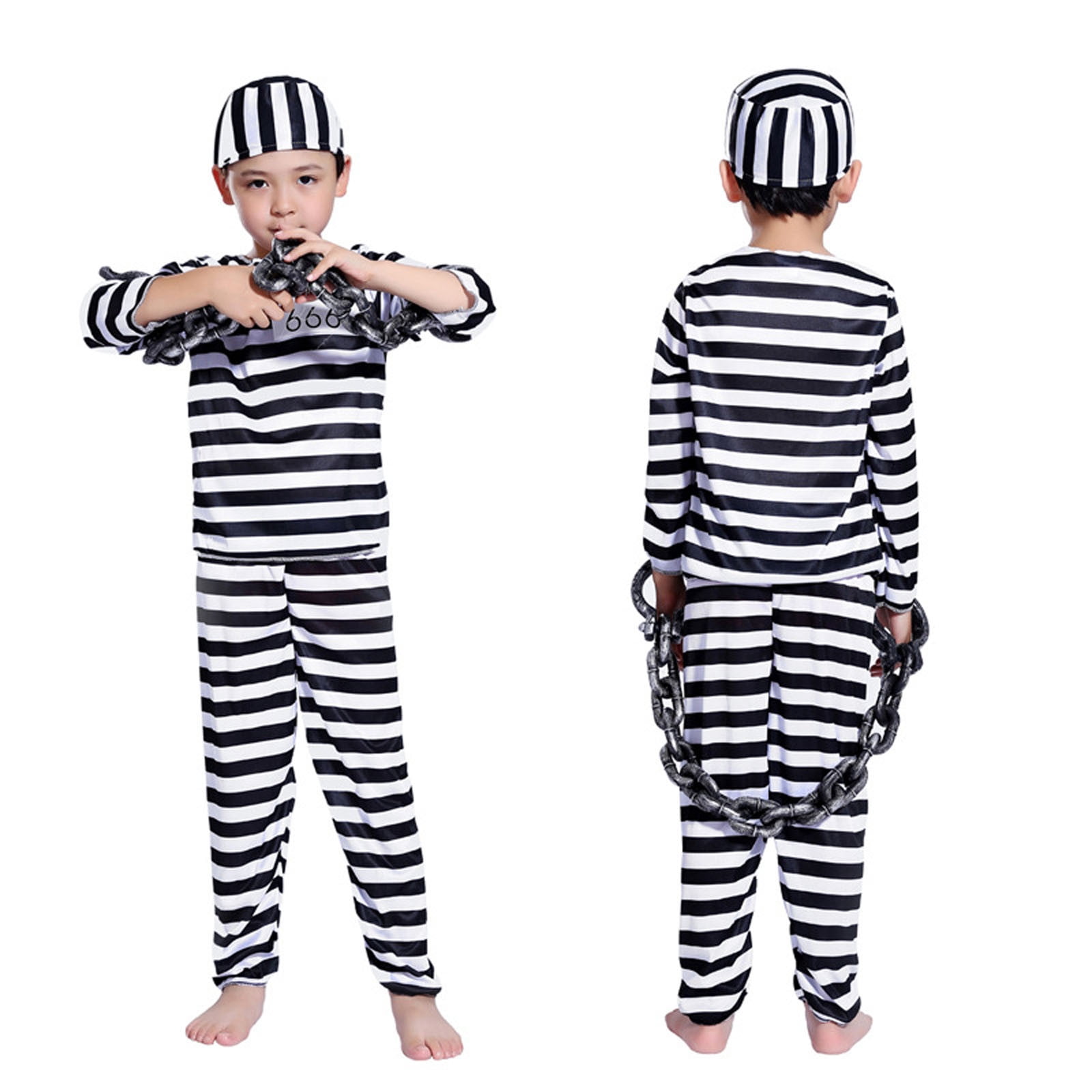 Fshinging Baby Boy Outfits Prisoner Jail Inmate For Stage Performances ...