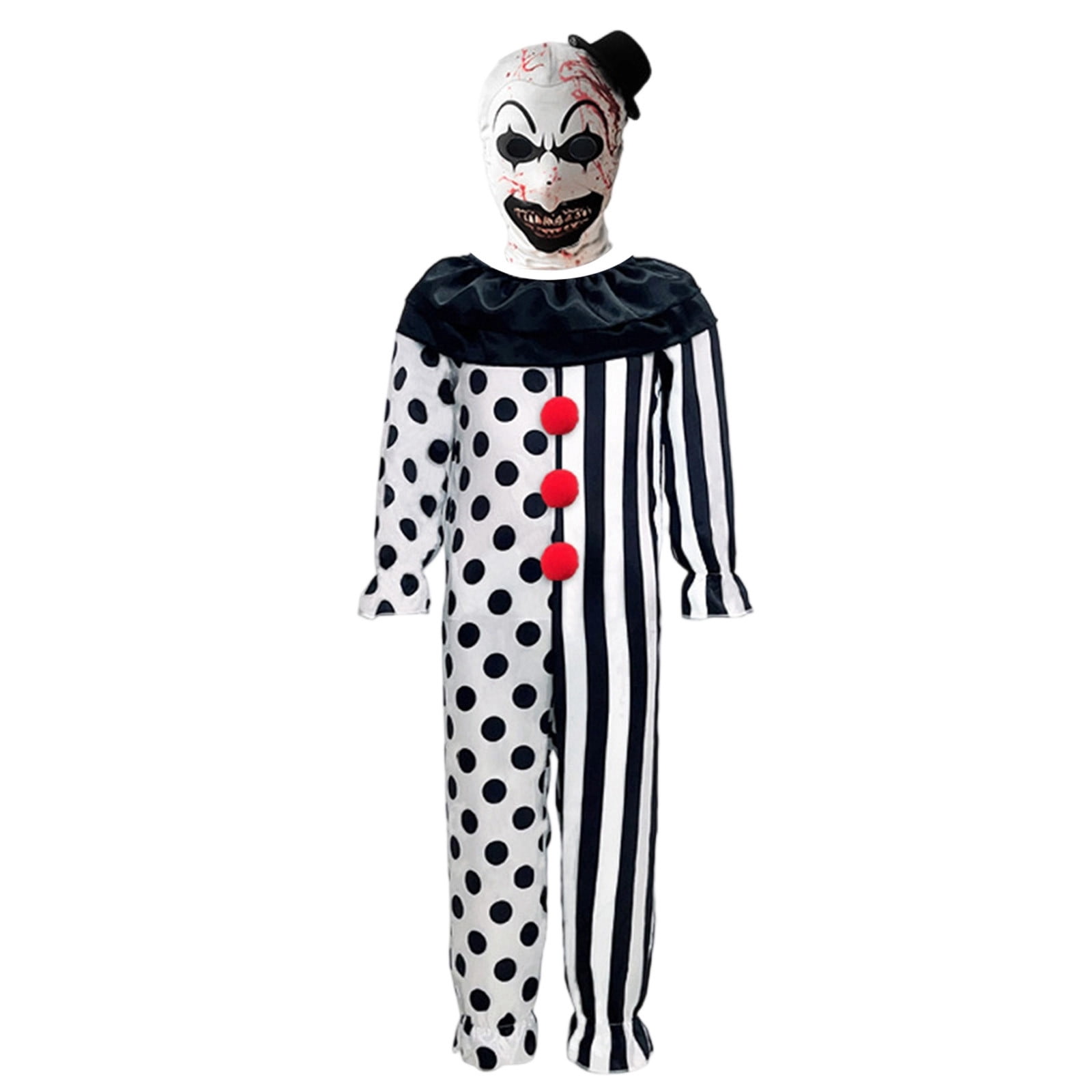 Fshinging Boys 2 Piece Set Sweatshirt Tops Pants Art Clown Hats Role ...