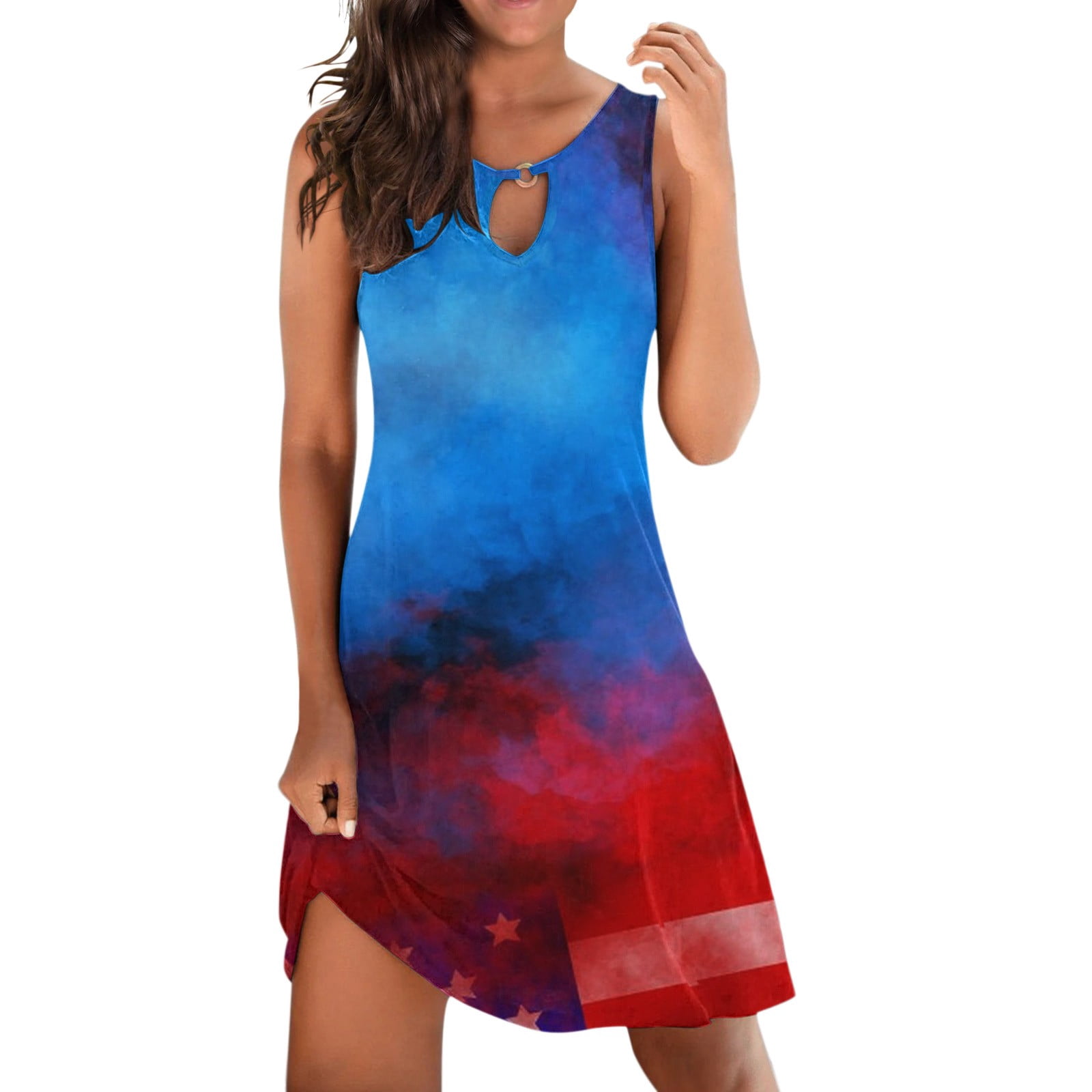 Fshinging Dresses For Women 2025 Comfortable Sexy Hollow Out O Neck ...
