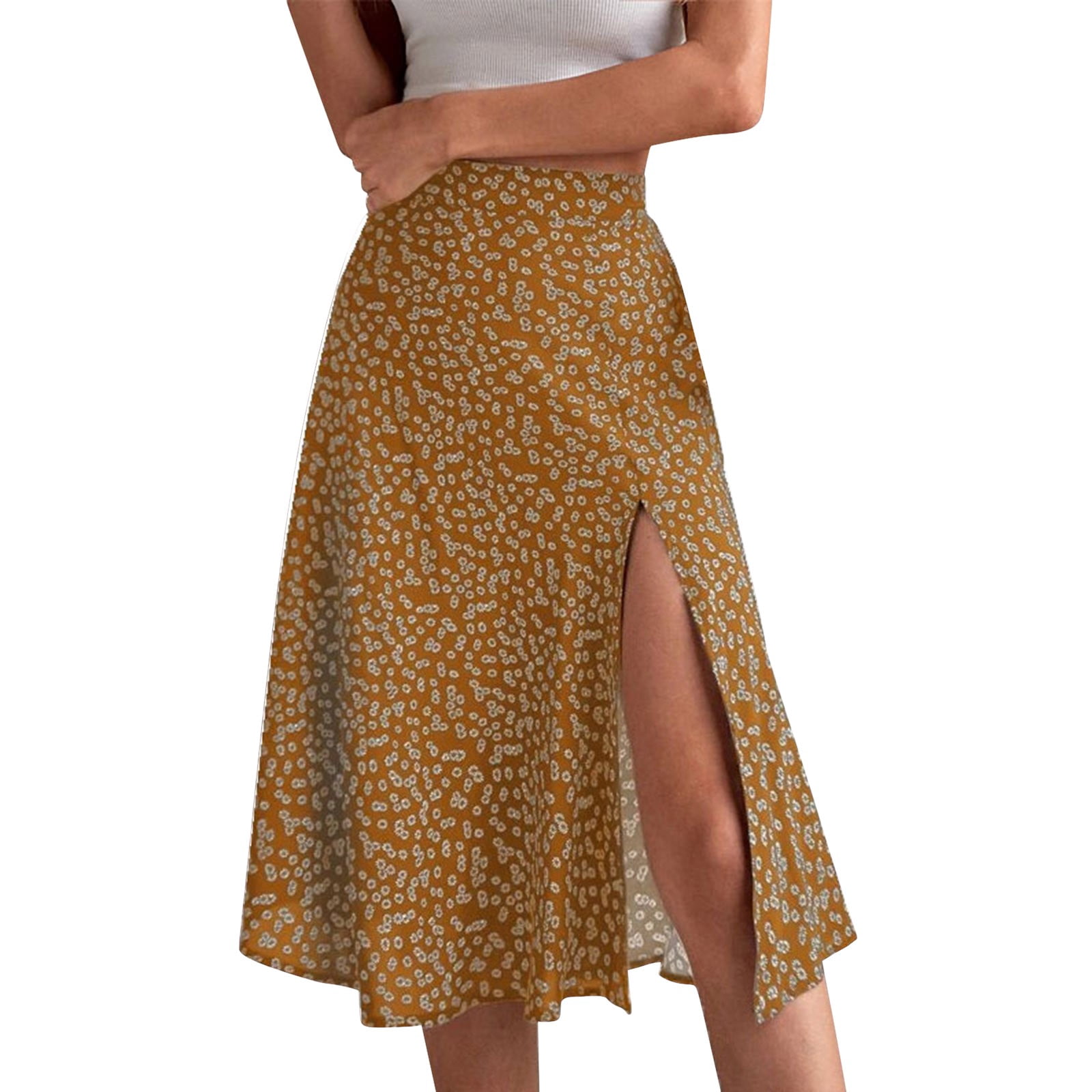 Fshinging Dresses For Women 2025 Elegant Classy Floral Half Body Split ...