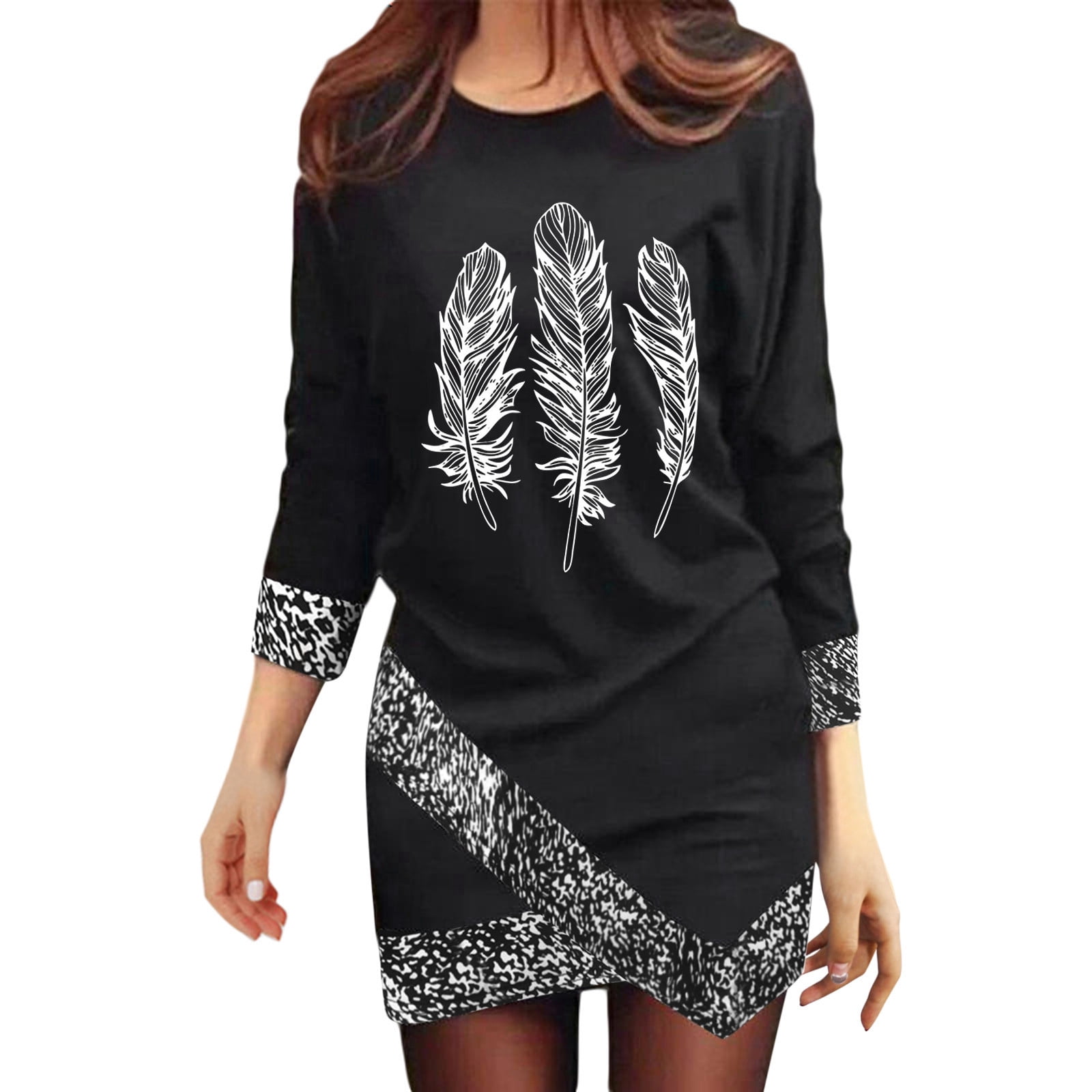 Fshinging Dresses For Women 2025 Elegant Classy Letter Printing Long ...