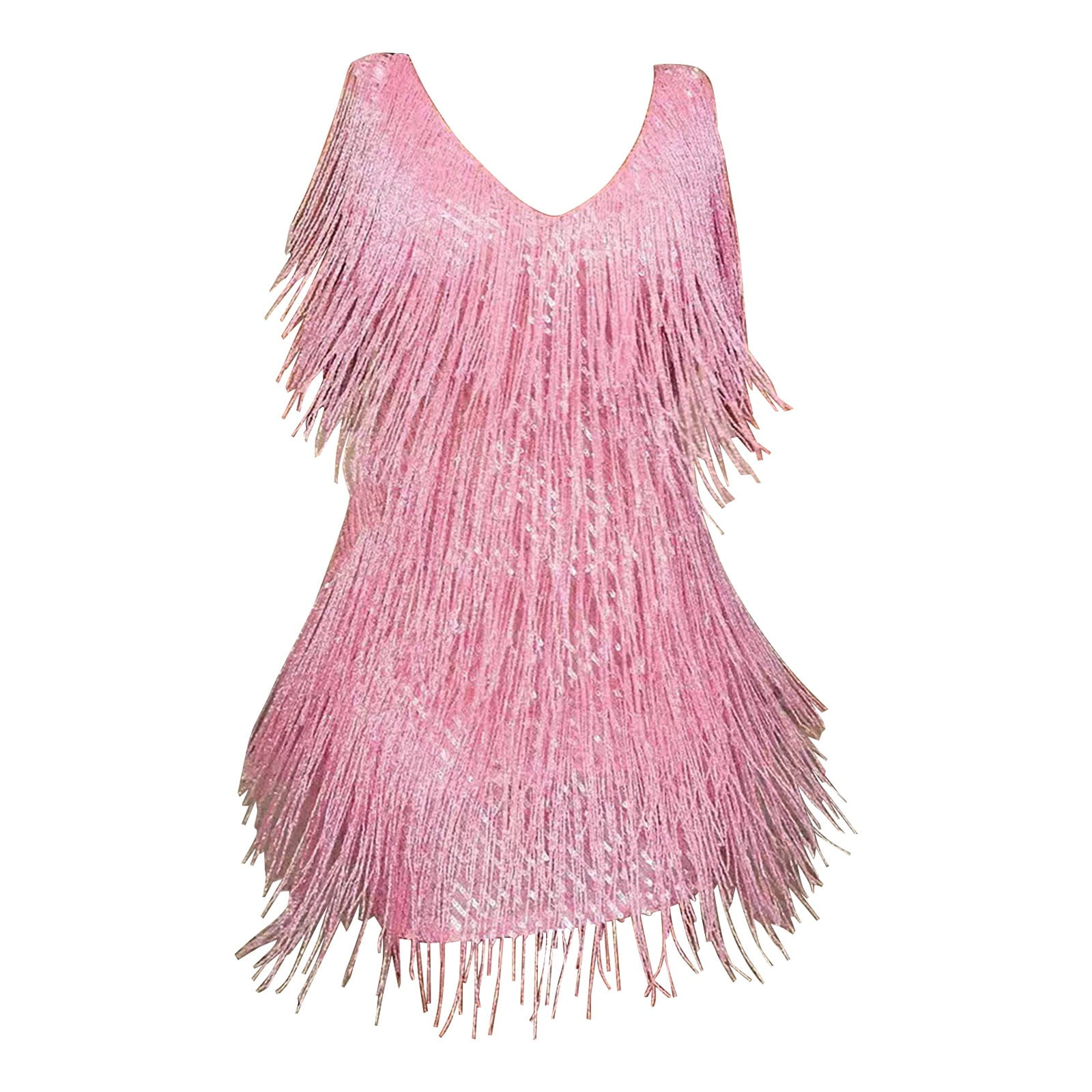 Fshinging Summer Dresses For Women 2025 Sleeveless Backless Sequin