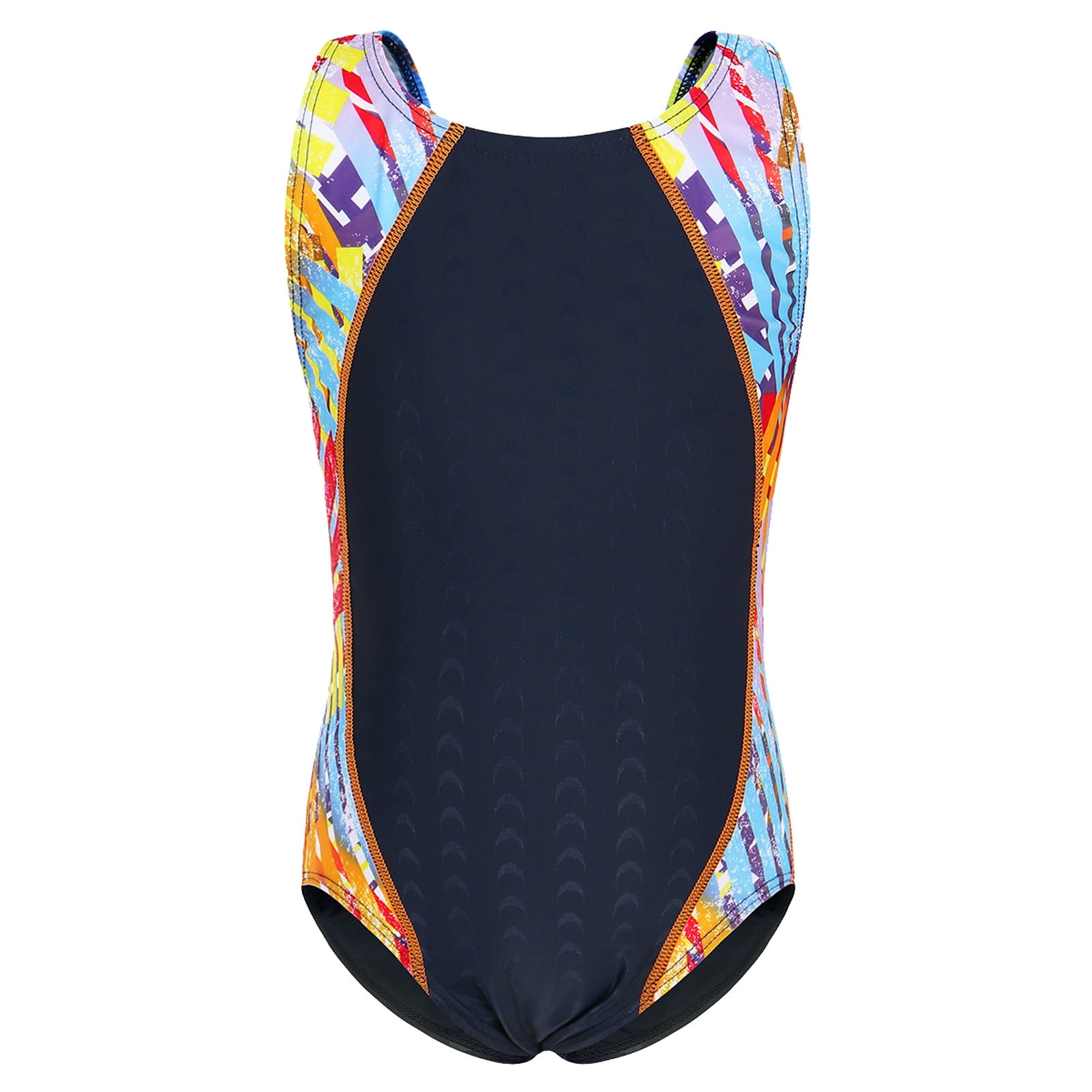 Fshinging Toddler Girl Swimsuit Plus Size Patchwork Sport Surfing One ...