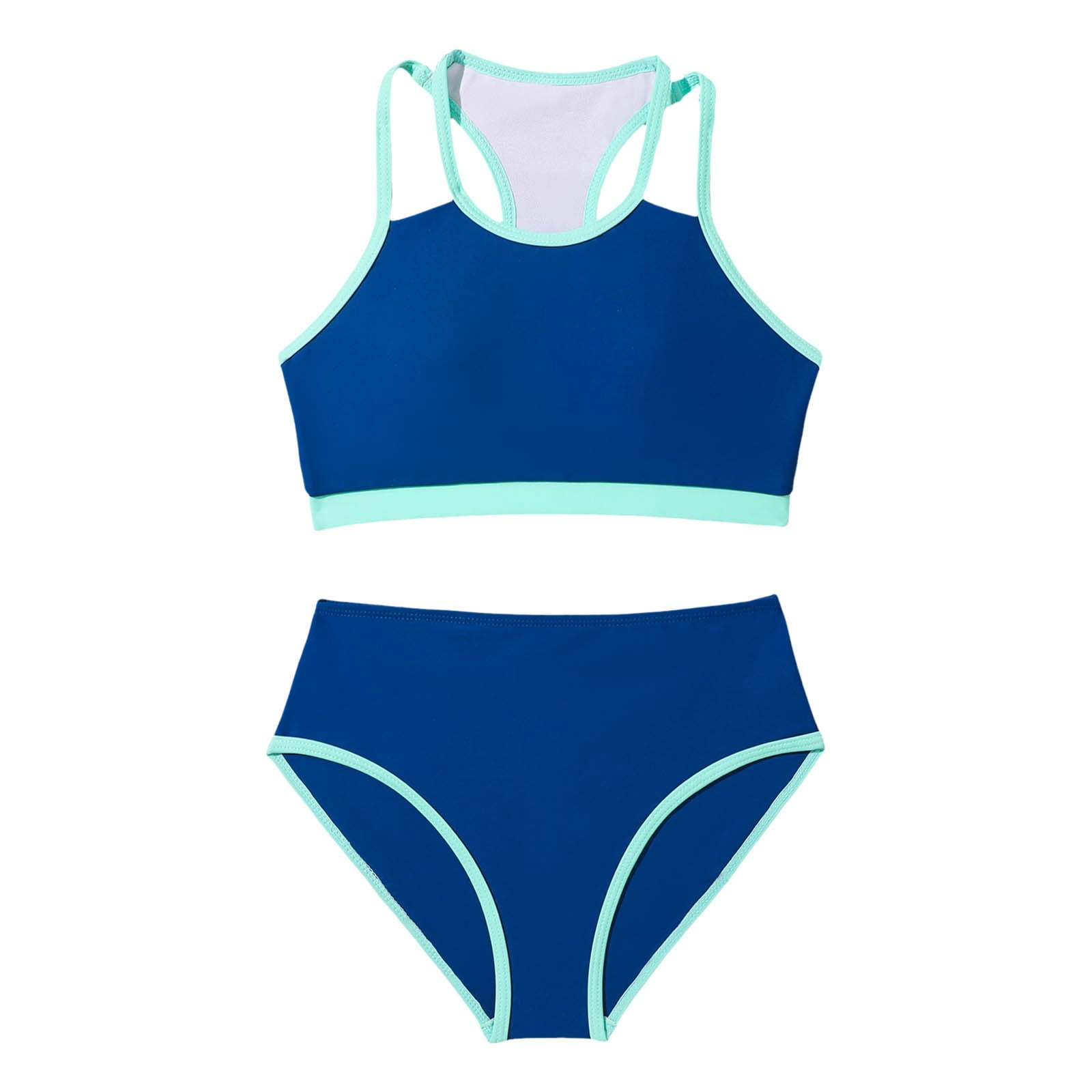 Fshinging Toddler Girls Swimsuit Casual Swimwear Kids Two Piece Color ...