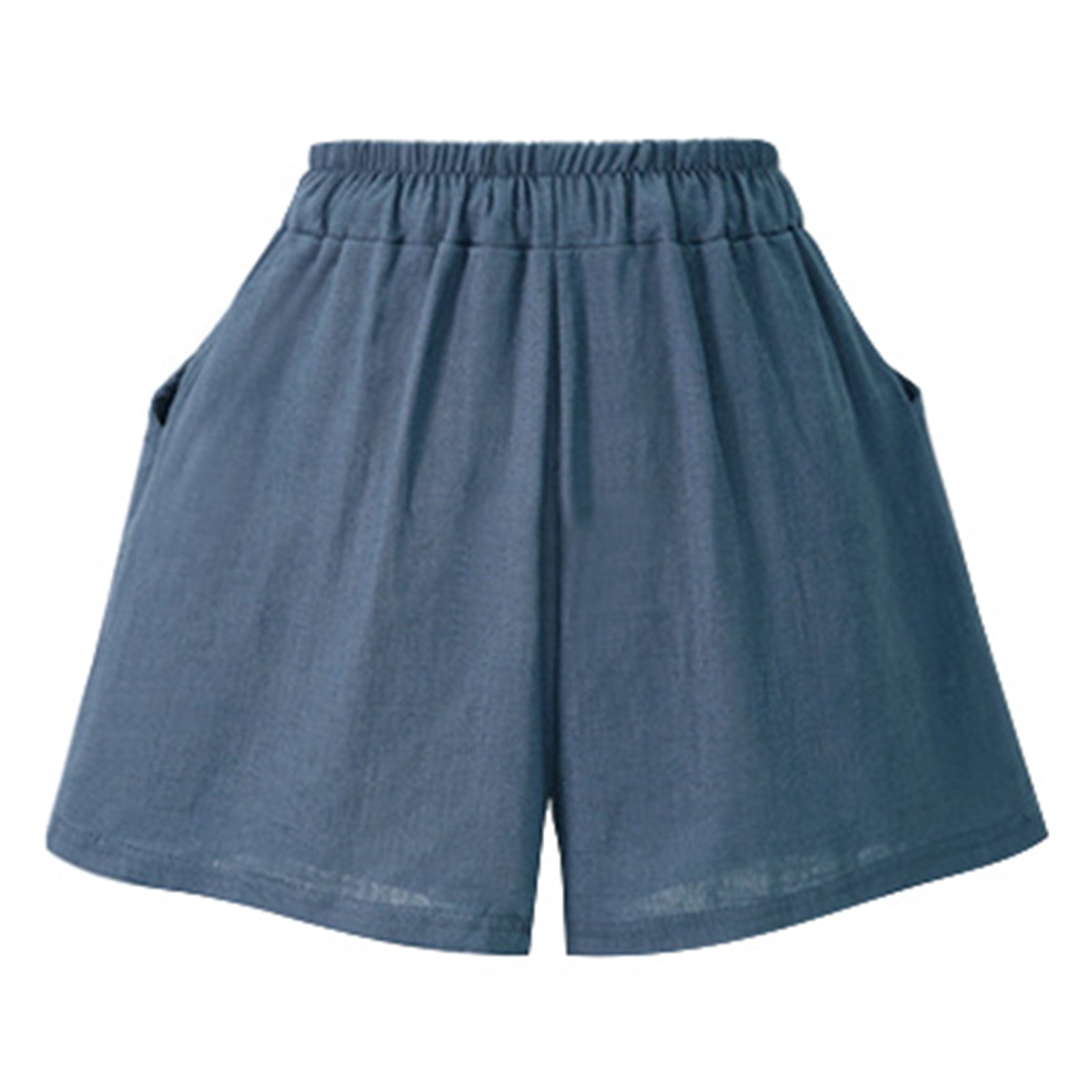 Fshinging Women's Shorts 2025 Summer Loose Casual Elastic Waist Large ...