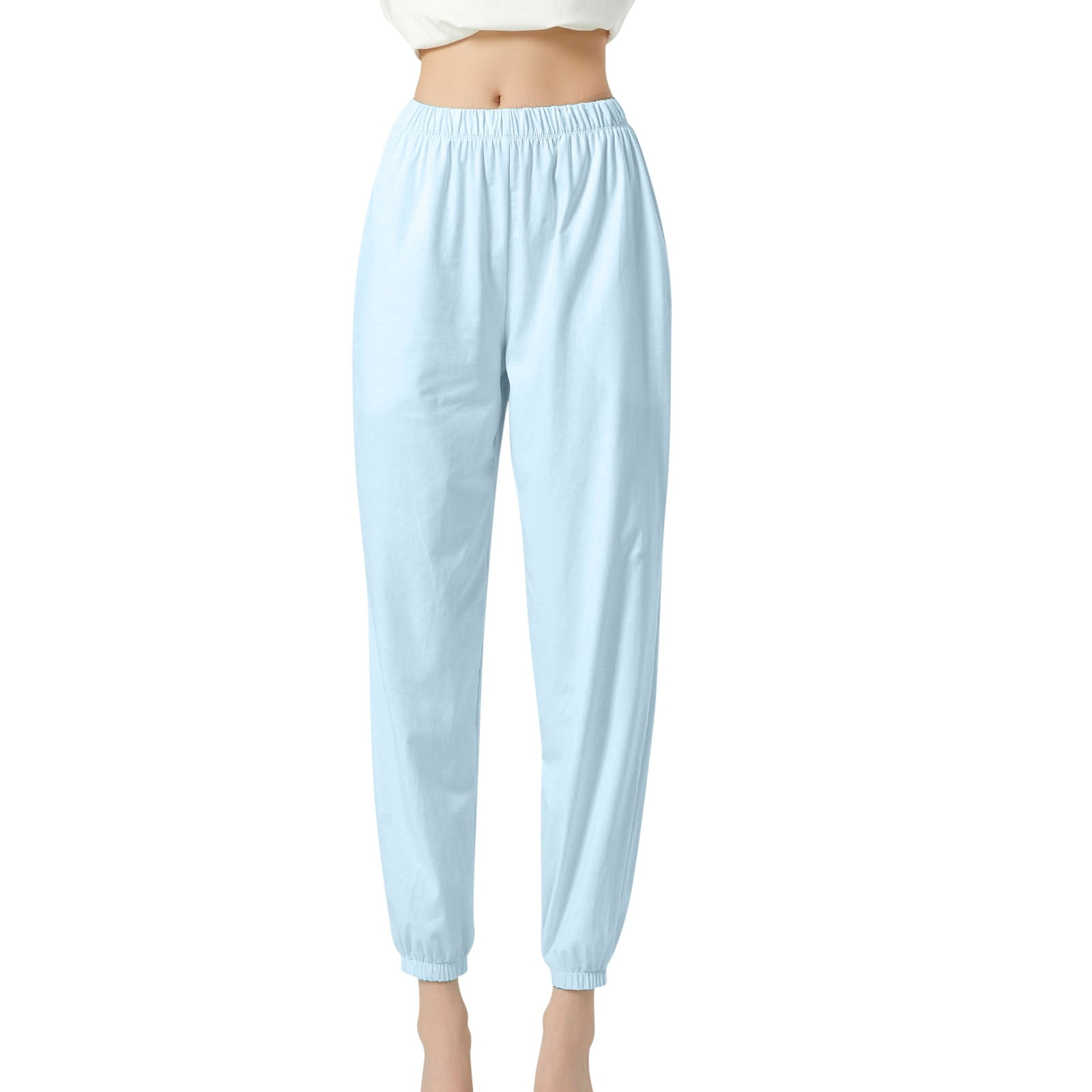 Fshinging Womens Pants Casual Classical Dance Wide Legged Straight ...