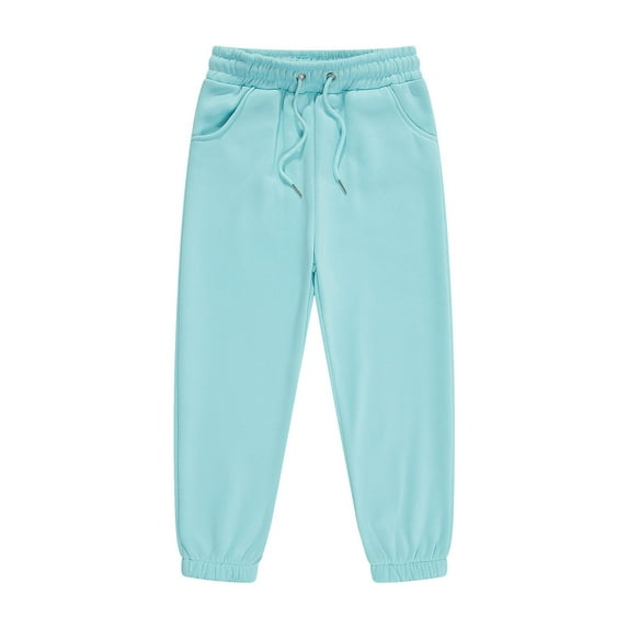 Fshiont Girls Fleece Lined Leggings Toddler Kids Winter Warm Basic Full ...