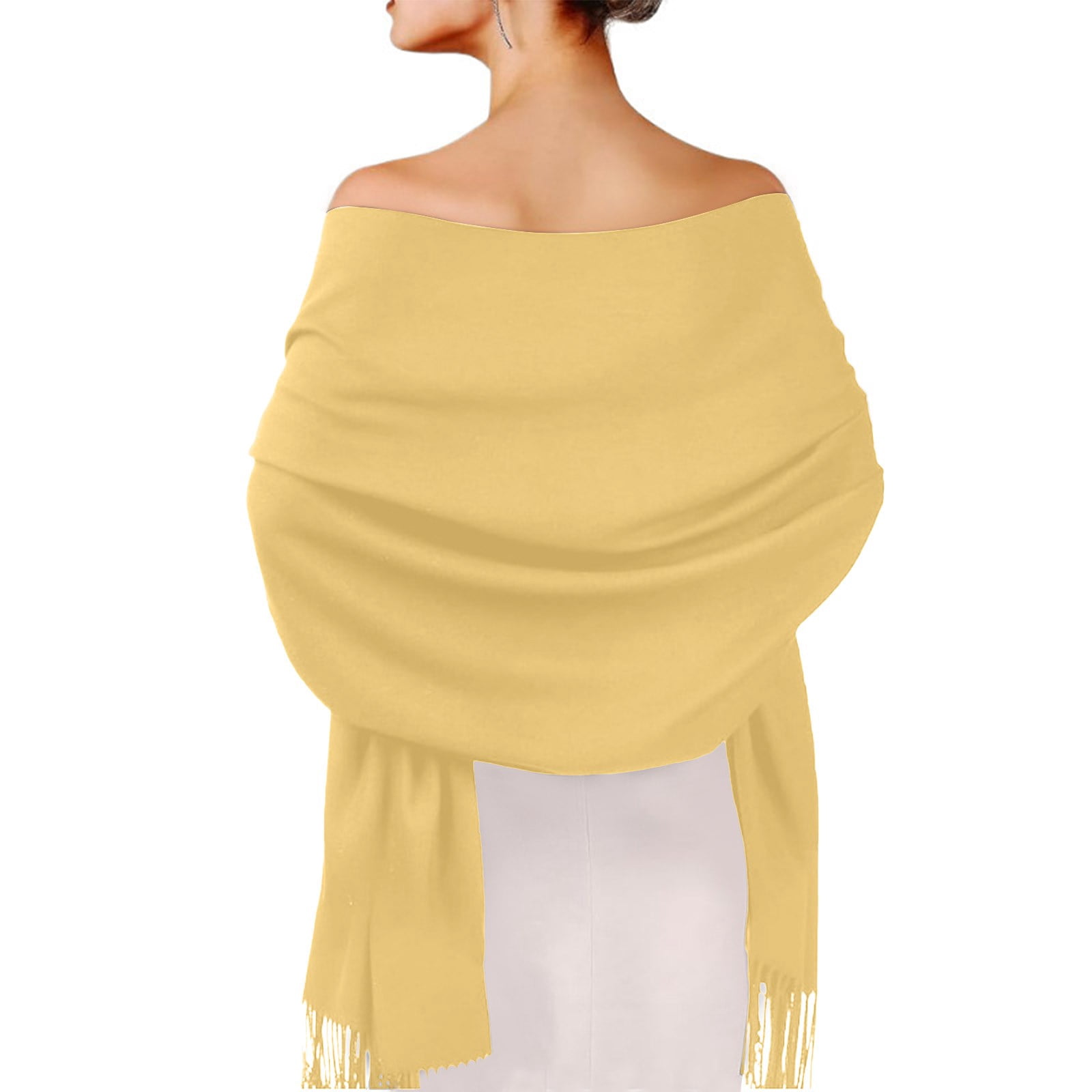 Fshiont Women's Scarf Pashmina Shawls and Wraps for Evening Dress ...