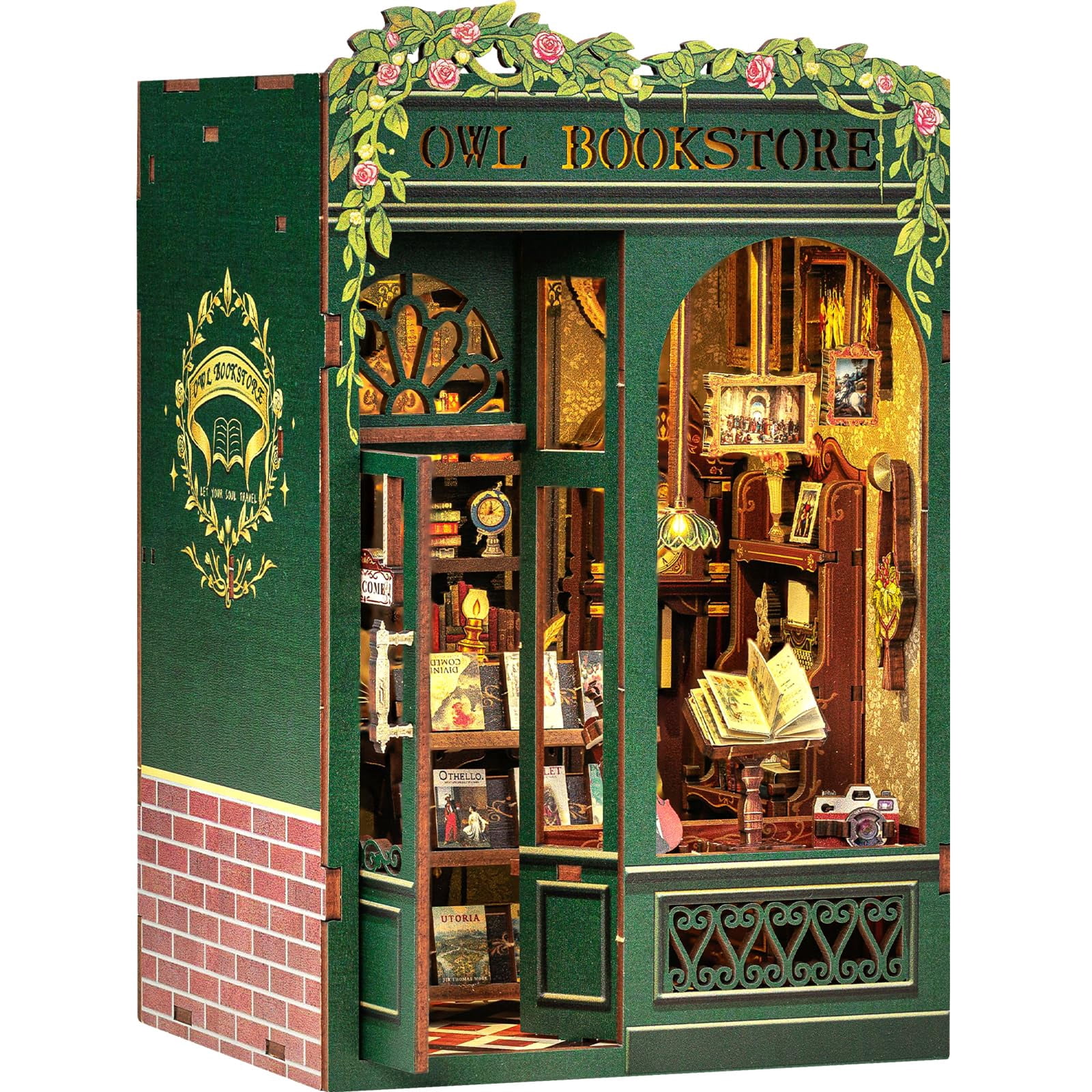 Fsolis Book Nook Kit, DIY Miniature House Kit for Adults Tiny House ...