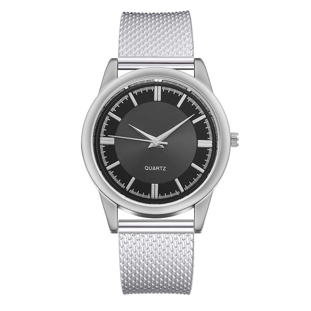 Fsqjgq Gold Watches for Men with Stainless Steel Mesh Band Classic ...