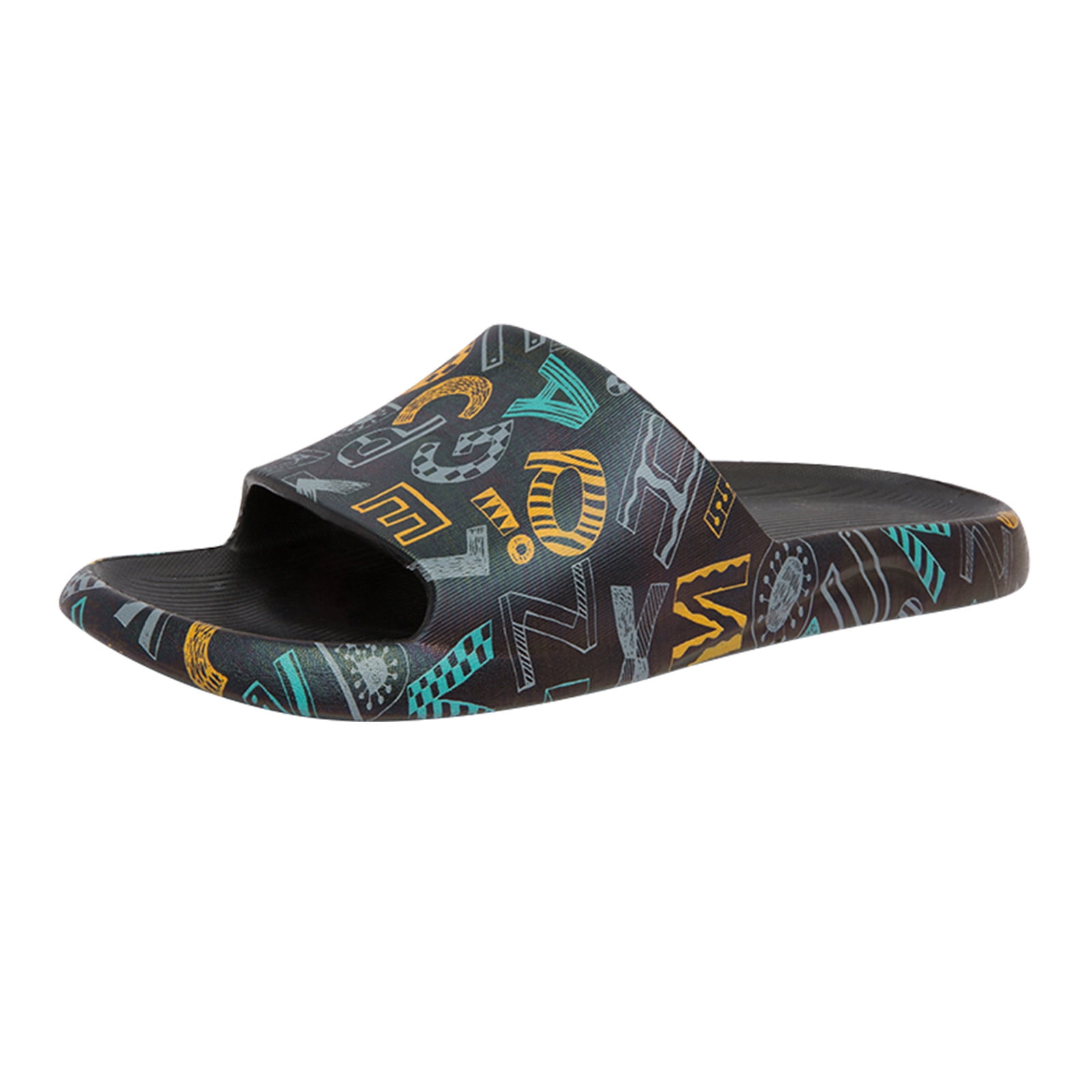 Fsqjgq Mens Slippers 10 Slippers For Men Outdoor Mens Slip on Slippers ...