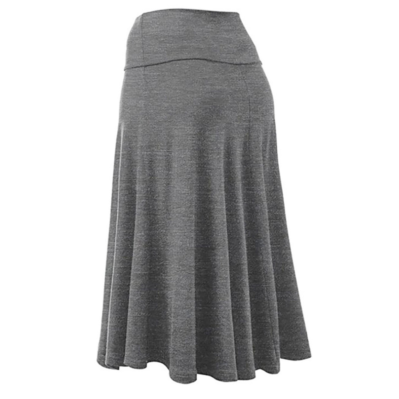 Fsqjgq Skirts for Women Maxi Skirt Grey Skirts for Women 2024 Fashion ...