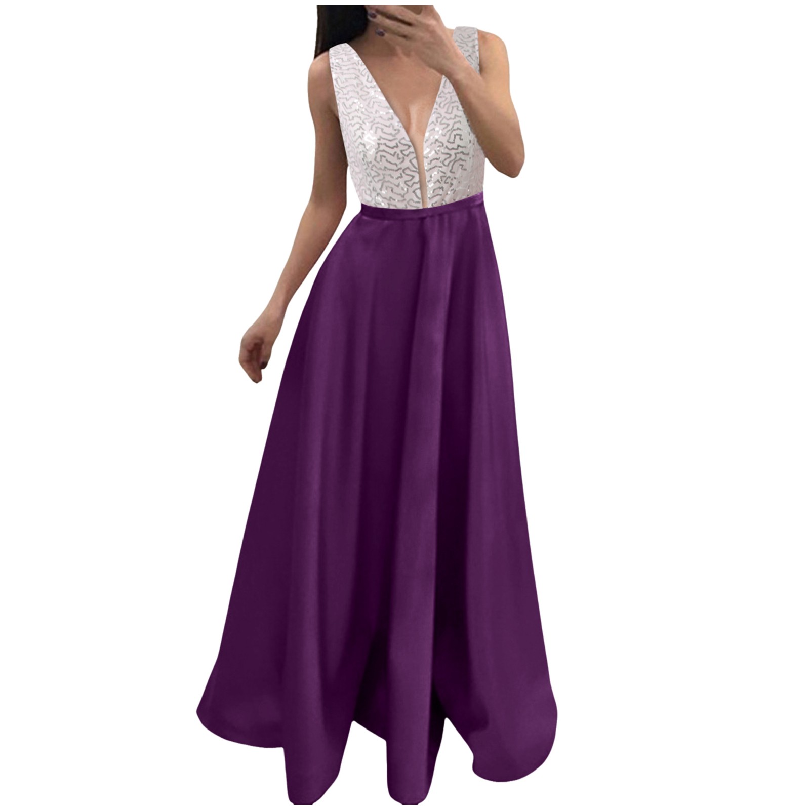 Fsqjgq Summer Dresses for Women 2024 Evening Party Dress Elegant Tummy ...