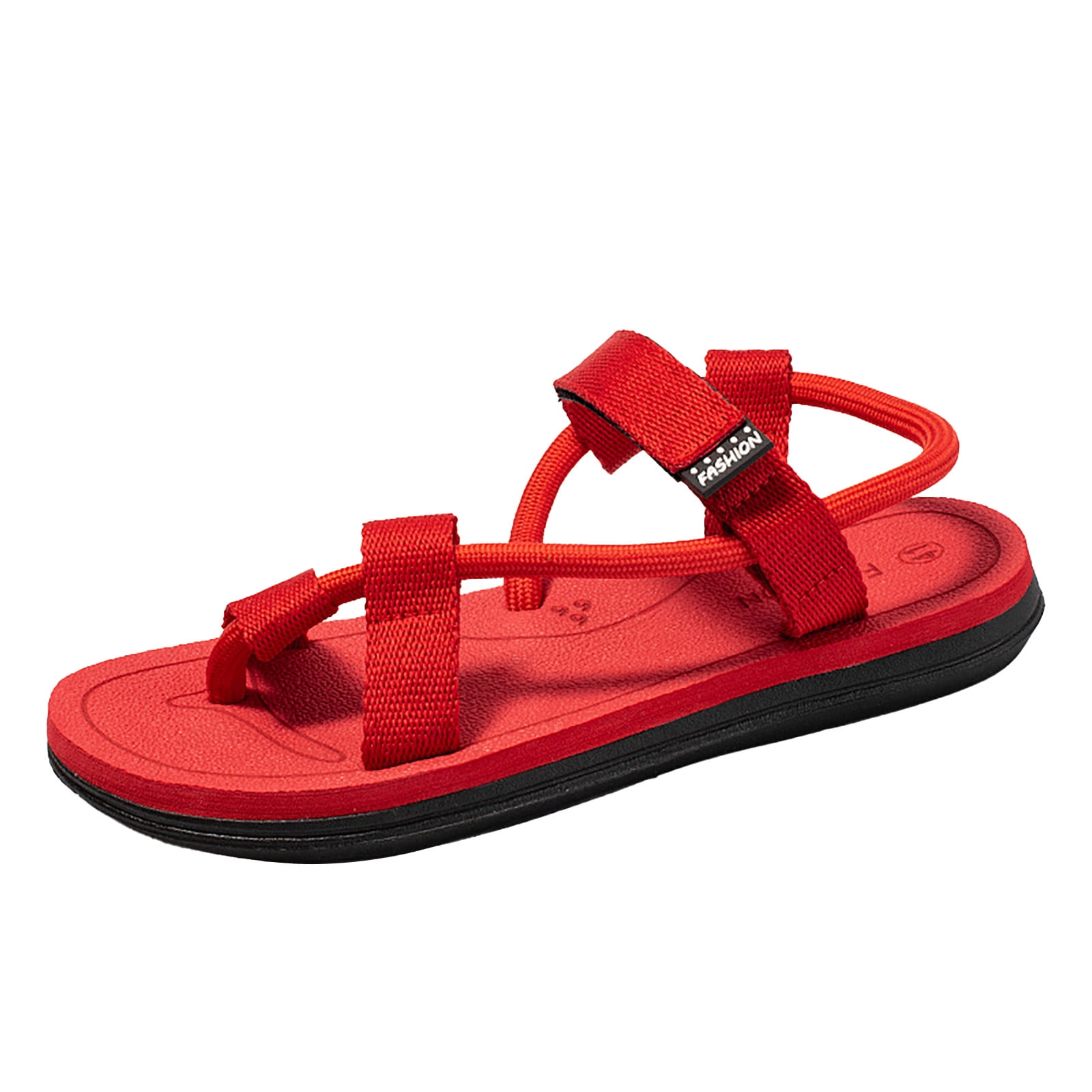 Fsqjgq Summer Sandals Leather Sandals For Men Open Shoes Men Men's ...