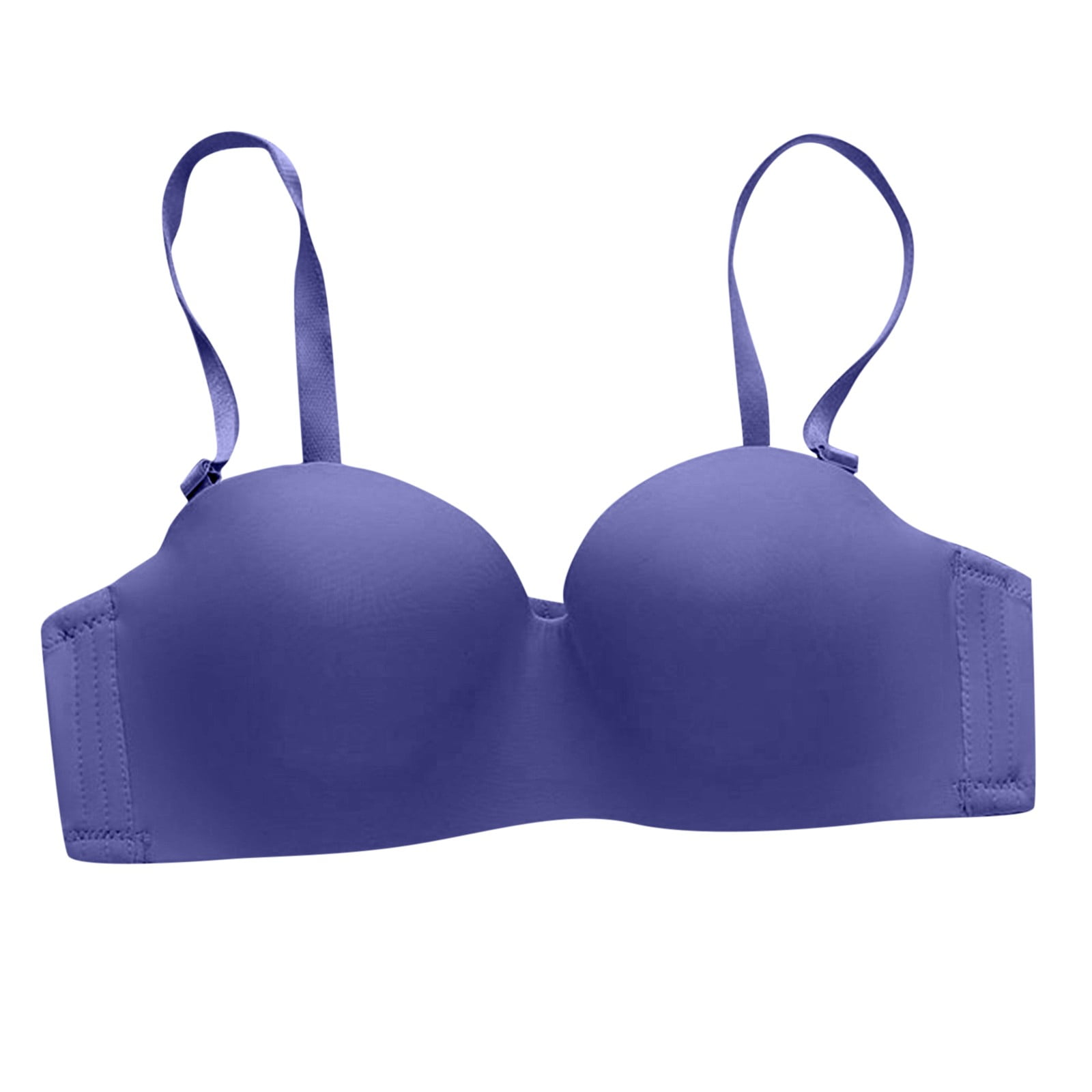 Fsqjgq Women Strapless Bras Wireless Female Tube Top Solid Push up Thin ...