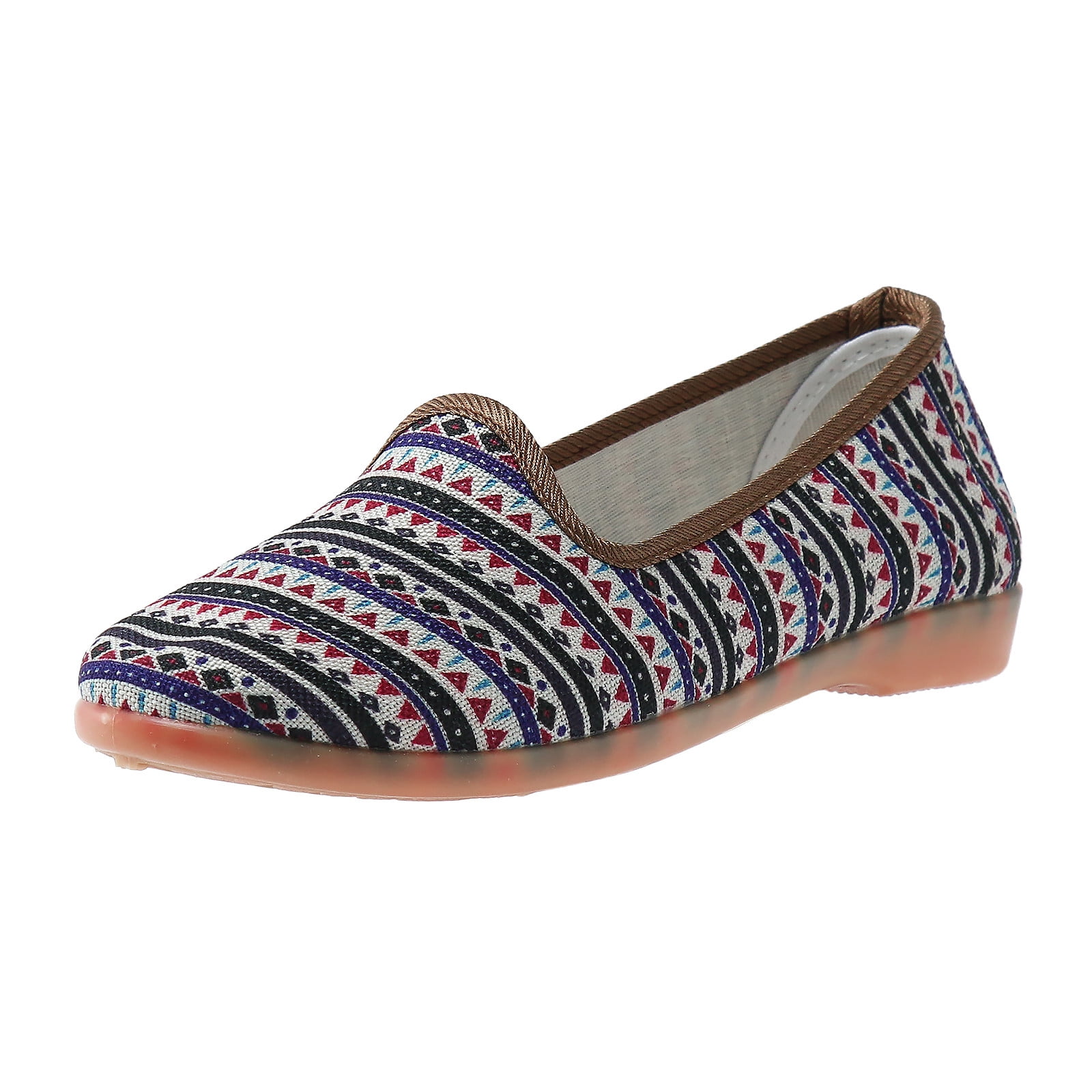 Fsqjgq Womens Shoes Women Cute Pattern Shoes Fashion Soft Sole Cloth ...