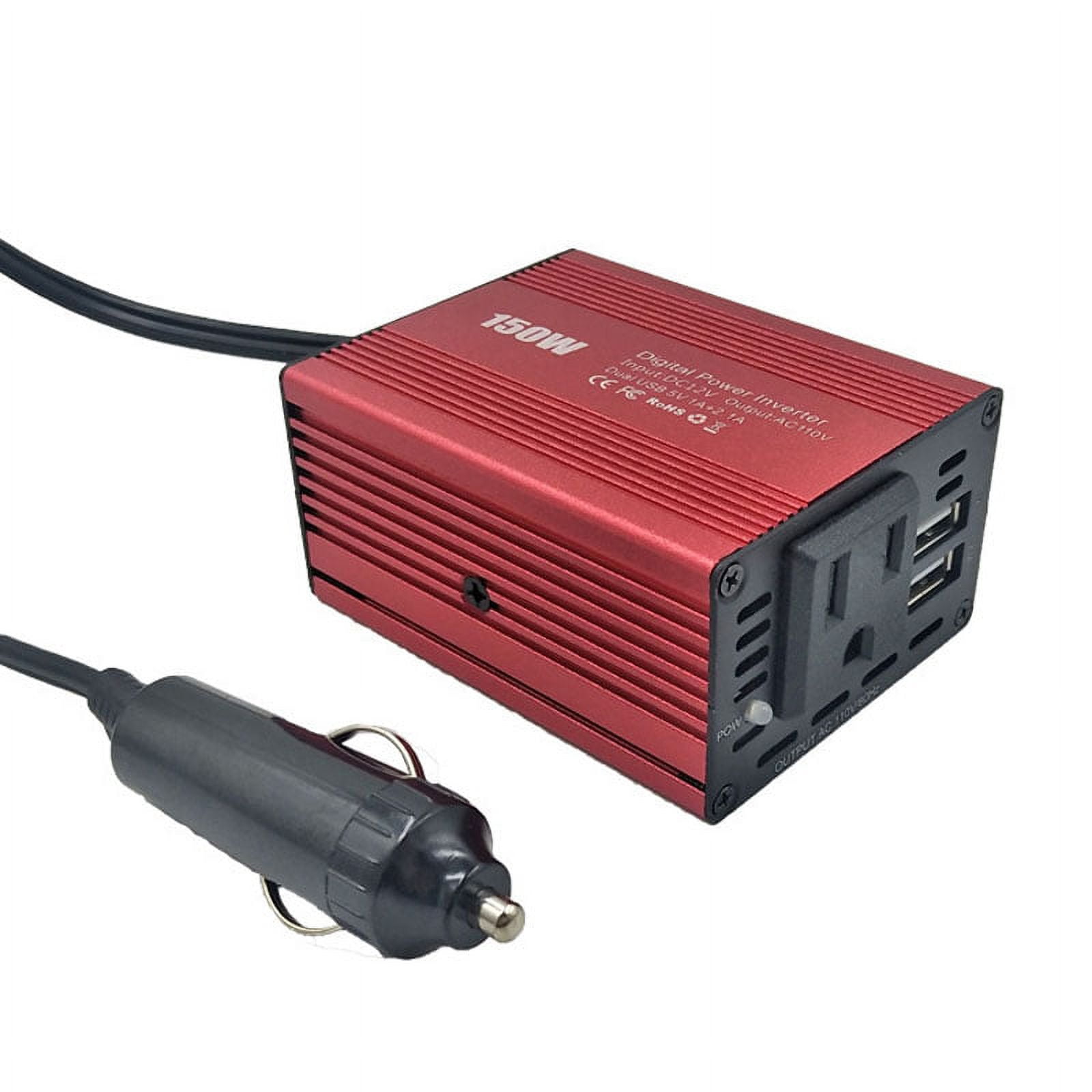 FstNiceTed 12 V 150W Continuous Power Inverter Fast Charging for Cars ...