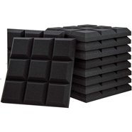 Walmart 12 Pack Acoustic Panels, Noise Reduction Soundproofing Wall ...