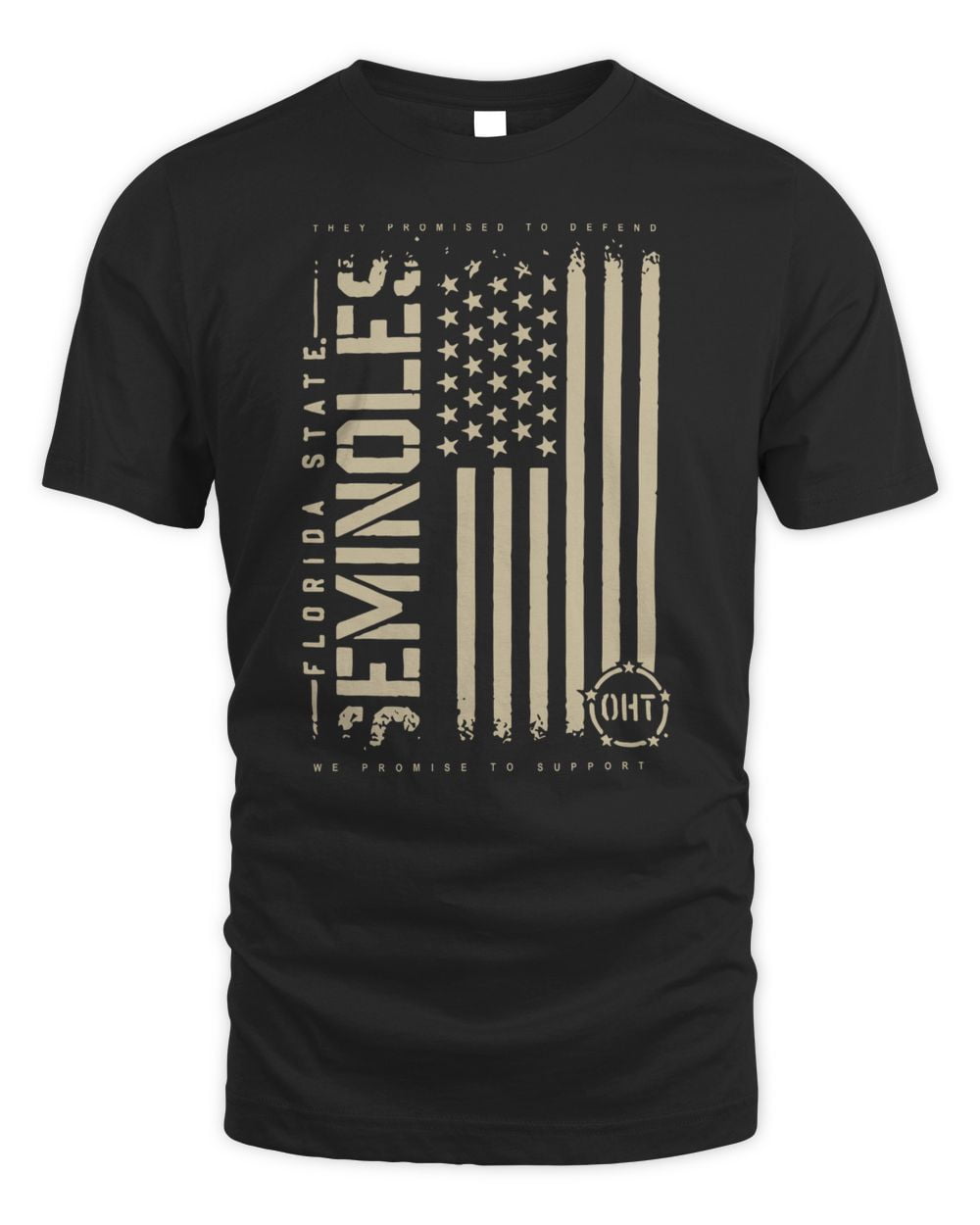 Fsu Merch Oht Military Appreciation Flag Shirt - Walmart.com