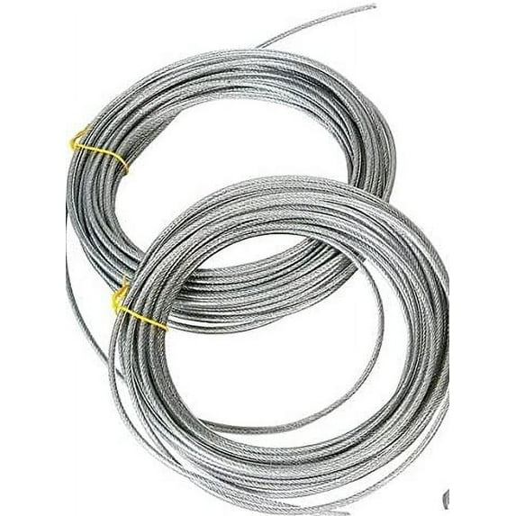 Ft Clothesline Cable, Vinyl Coated Heavy Duty 500 Lb. Flexible, Long ...