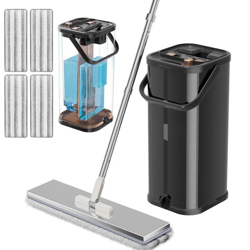 Ftla Mop System – Stainless Steel Bucket with Smart Water Separation ...