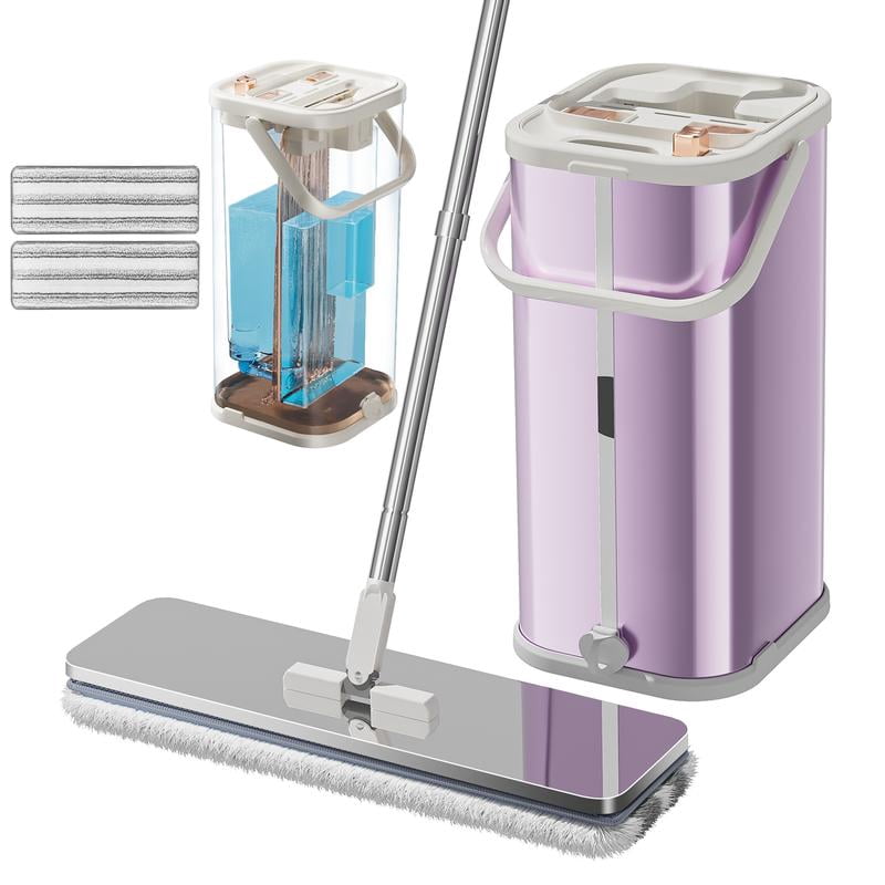 Ftla Mop System – Stainless Steel Bucket with Smart Water Separation ...