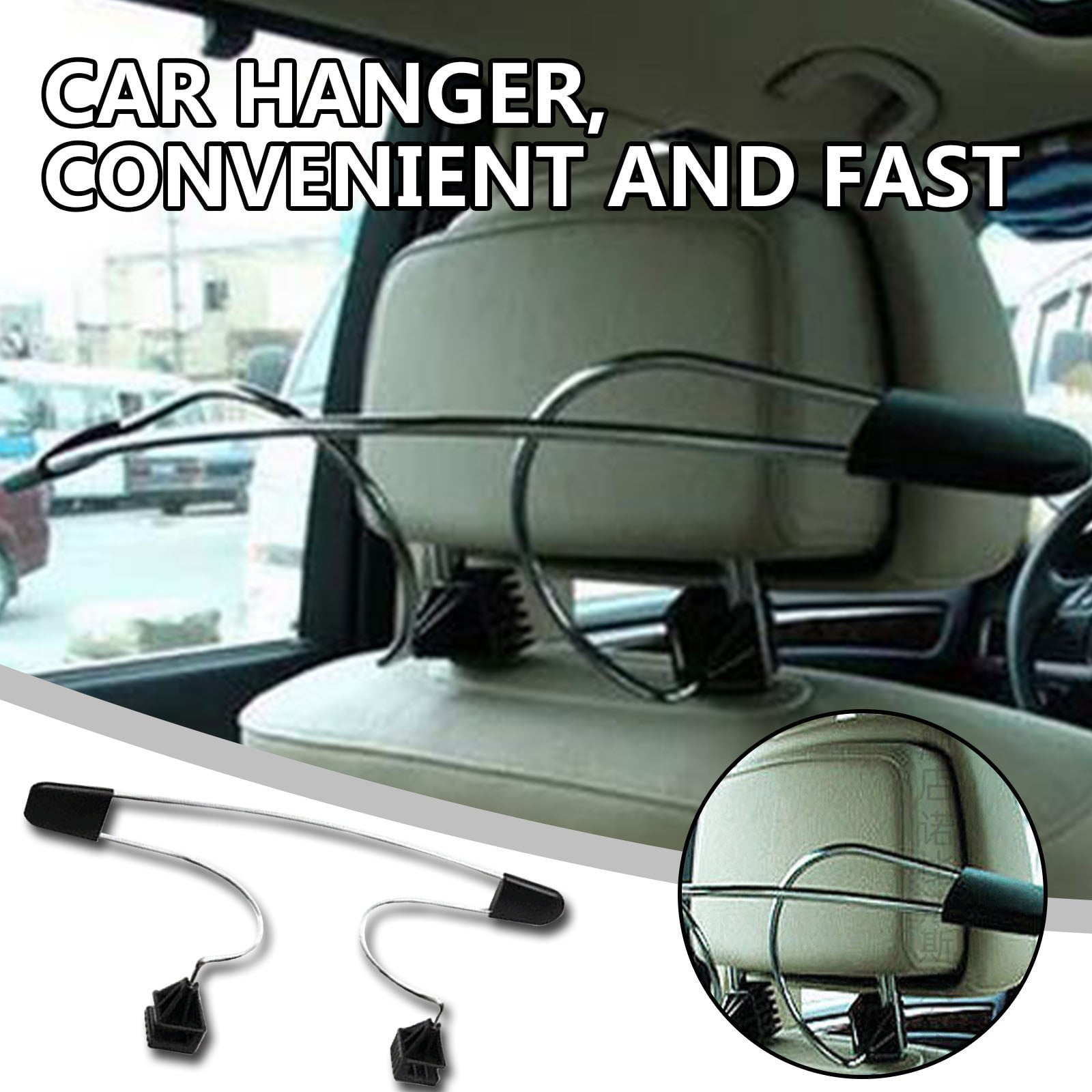 Ftwujt 2025 Upgraded Auto Hooks,Car Hangers Organizer Seat Headrest ...