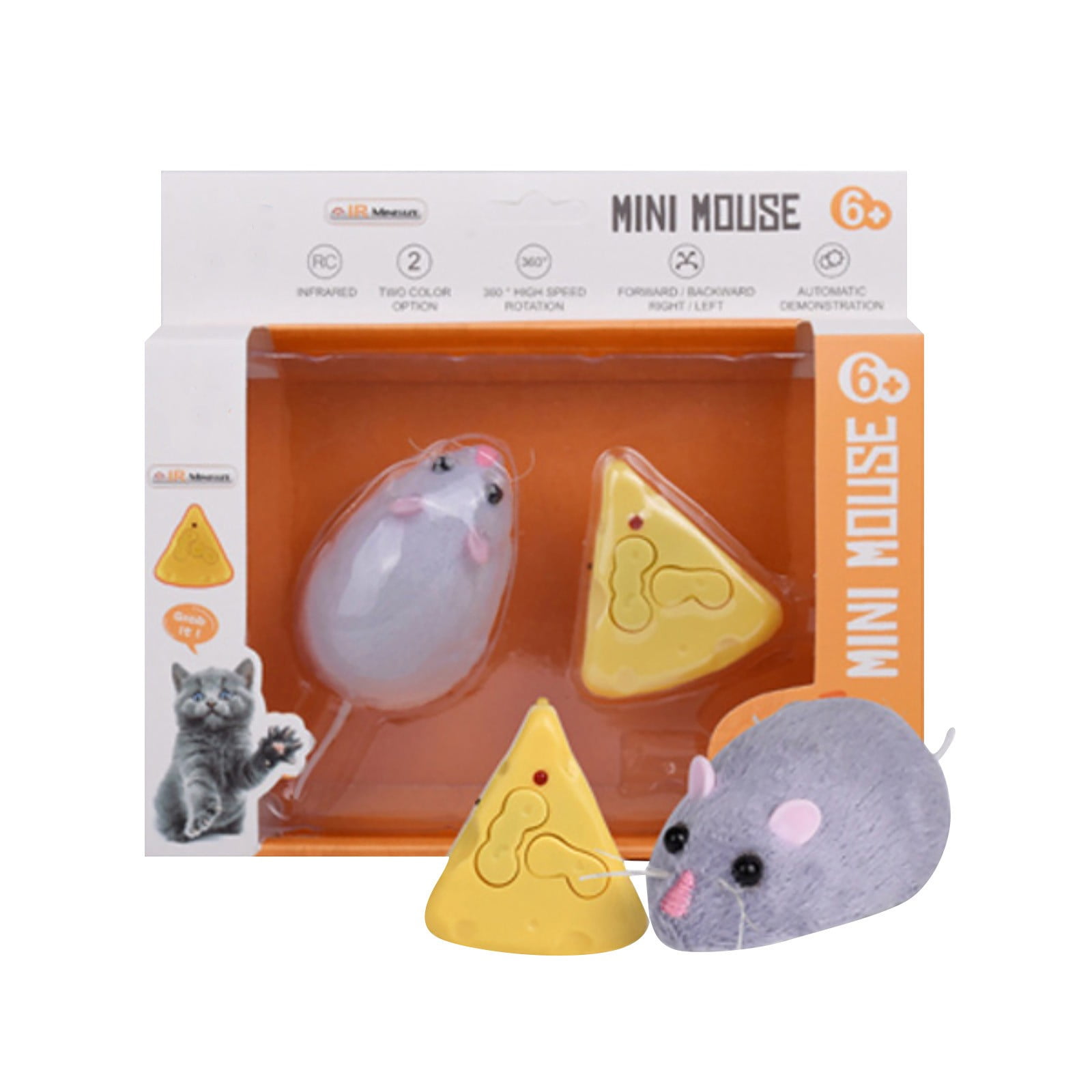 Ftwujt Cat toys,Remote Control Fake Rat Realistic Mouse Cat toy Mice ...