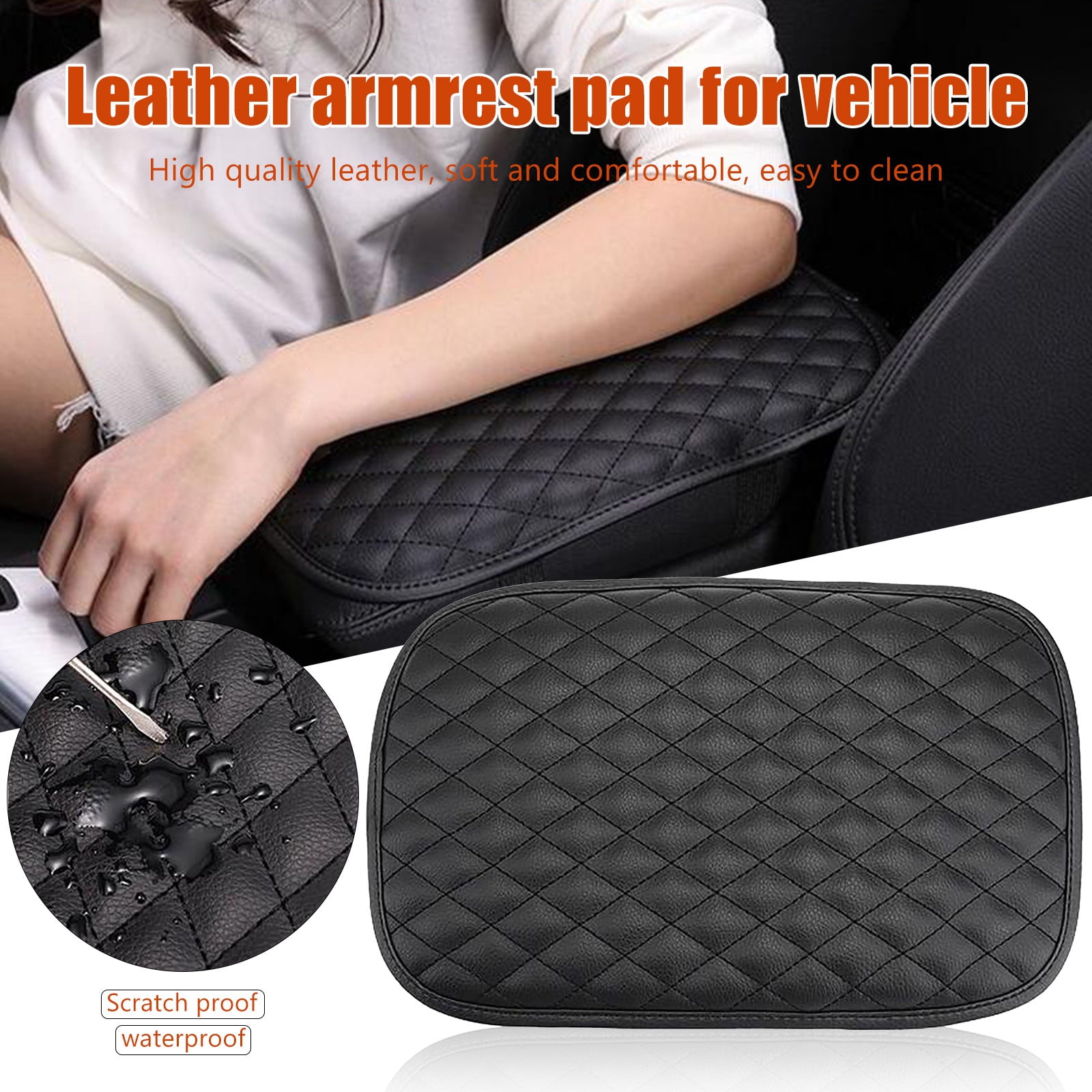 Ftwujt Center Console Cover，Auto Center Console Pad, Universal ...