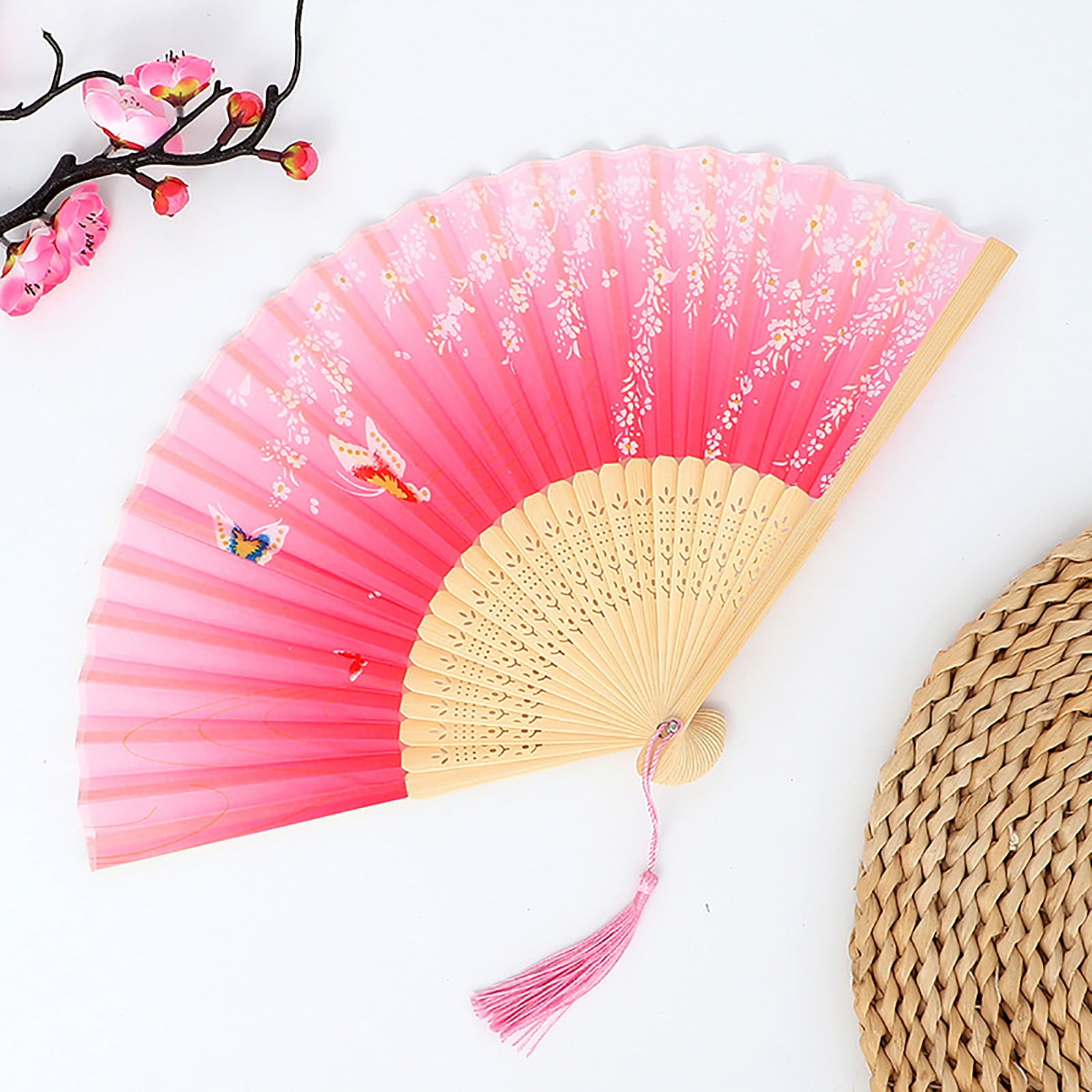 Ftwujt Decorative Hand Fans，Hand Fans for Women Foldable，Hand Fan ...