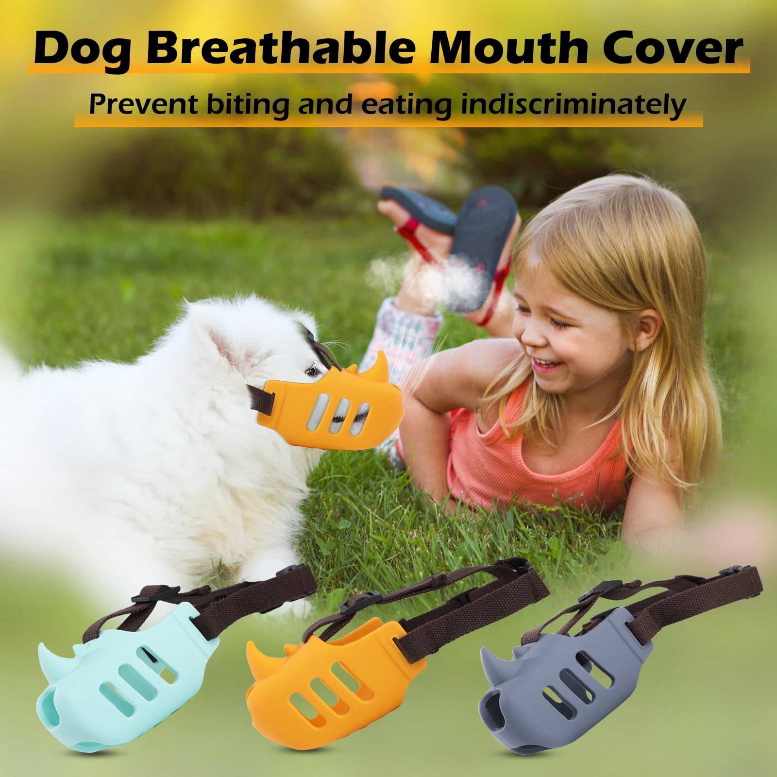 Ftwujt Dog Muzzles,Dog Mouth Cover,Basket Muzzle,Dog Muzzle,Silicone ...