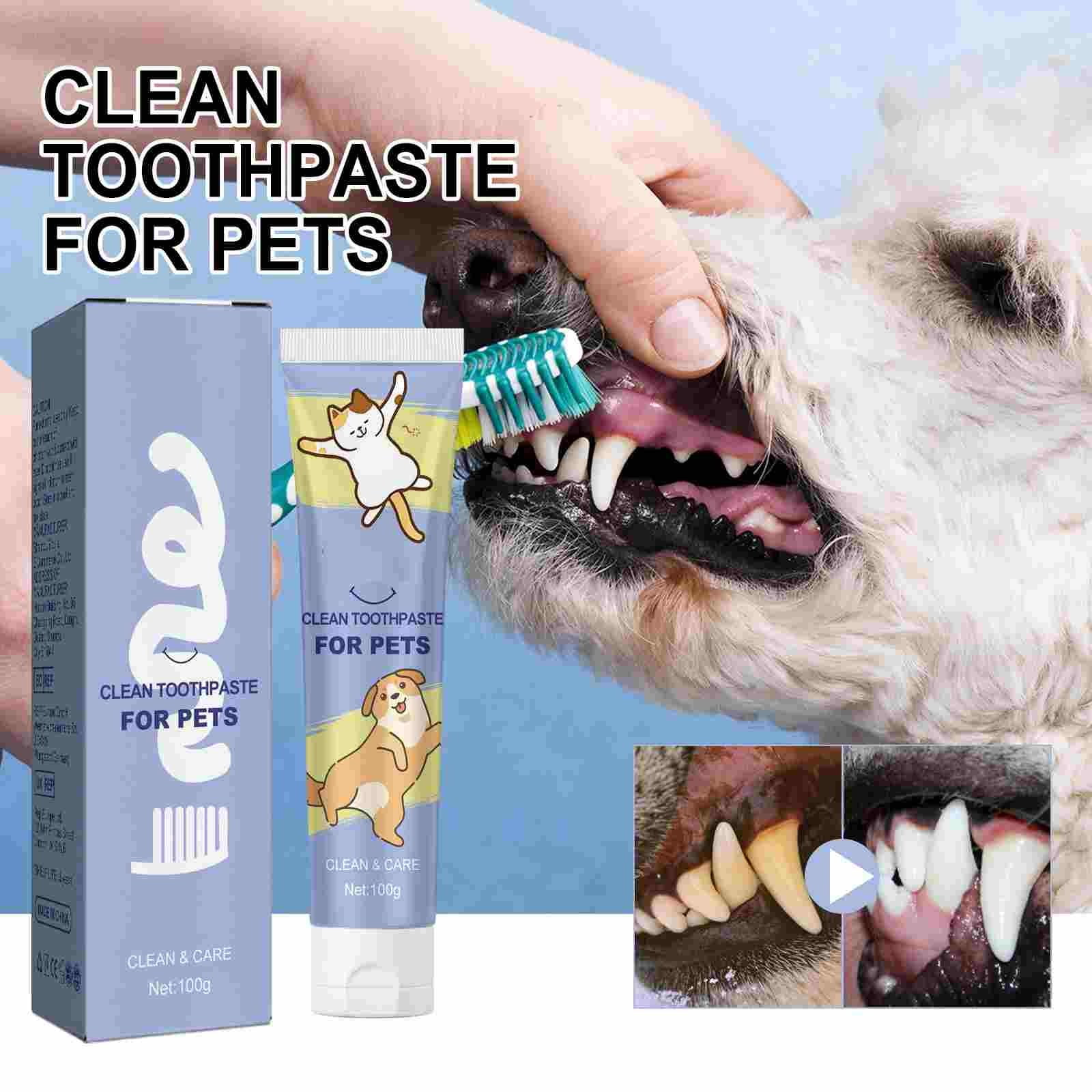 Ftwujt Dog Toothpaste,Dog Teeth Cleaning,Dental Tools,Pet Toothpaste ...