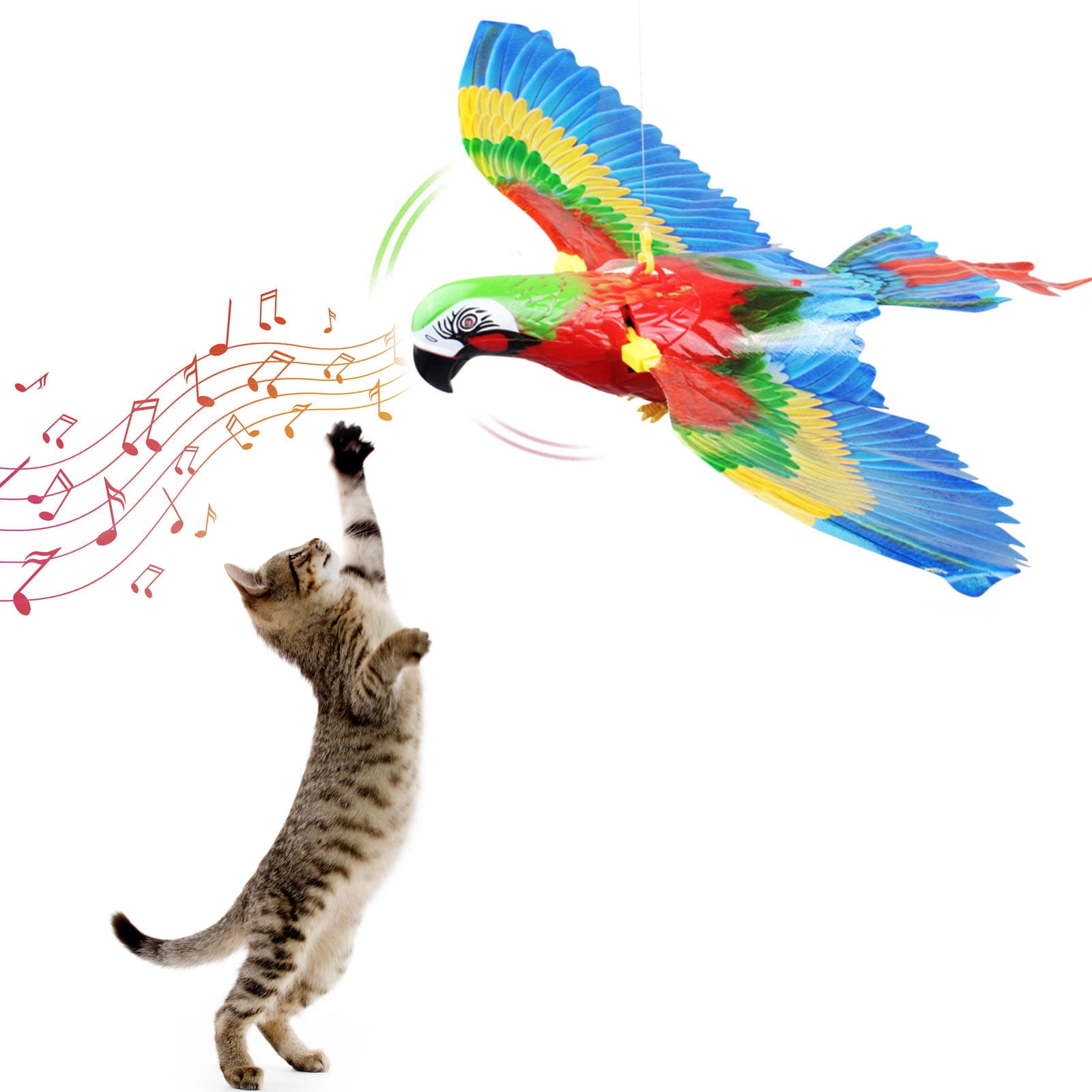 Ftwujt Flying Bird Cat Toy,Bird Cat Toy,Simulation Bird Cat Toy ...