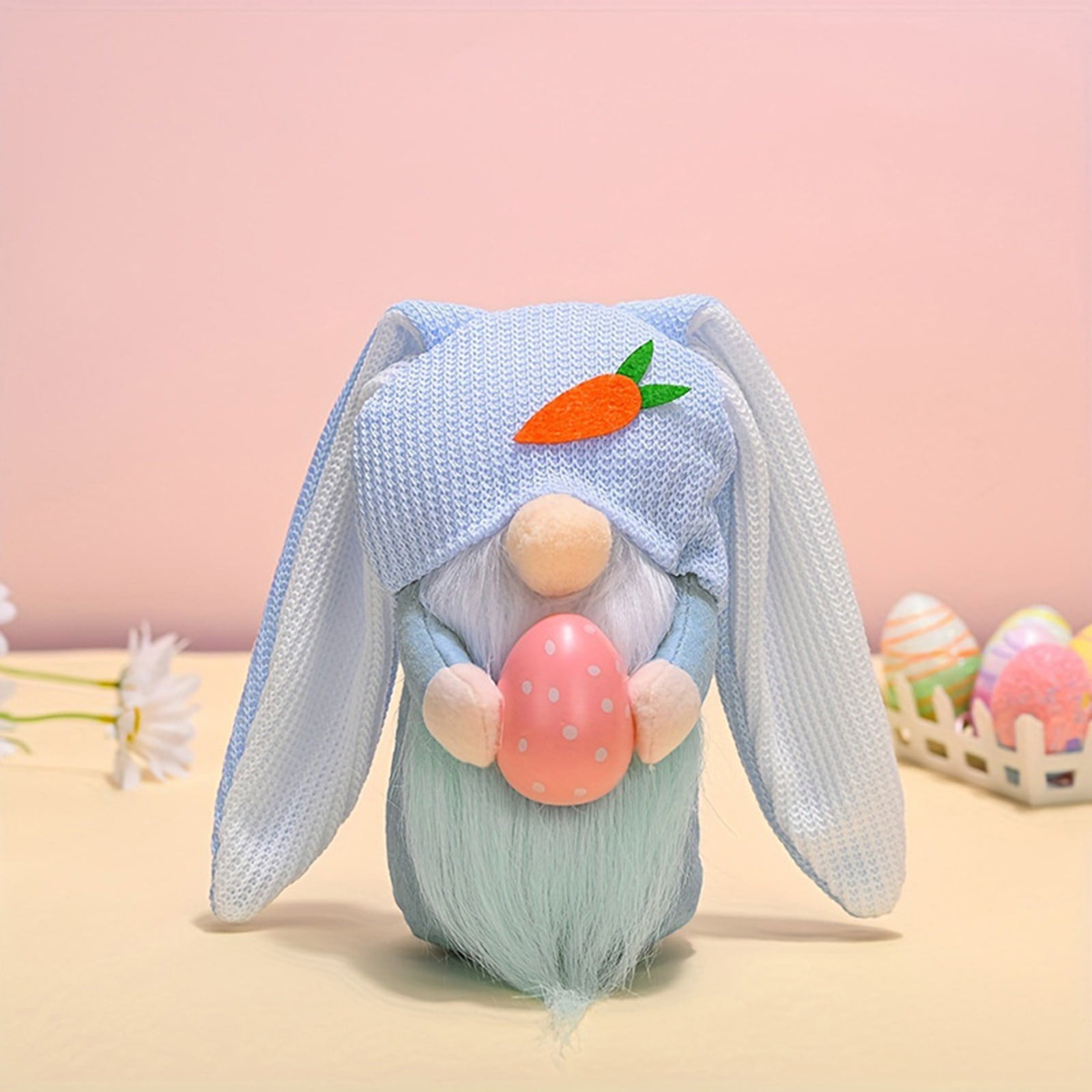 Ftwujt Gnomes, 1pcs Easter Decorations for Home – Bunny Gnome Mini ...