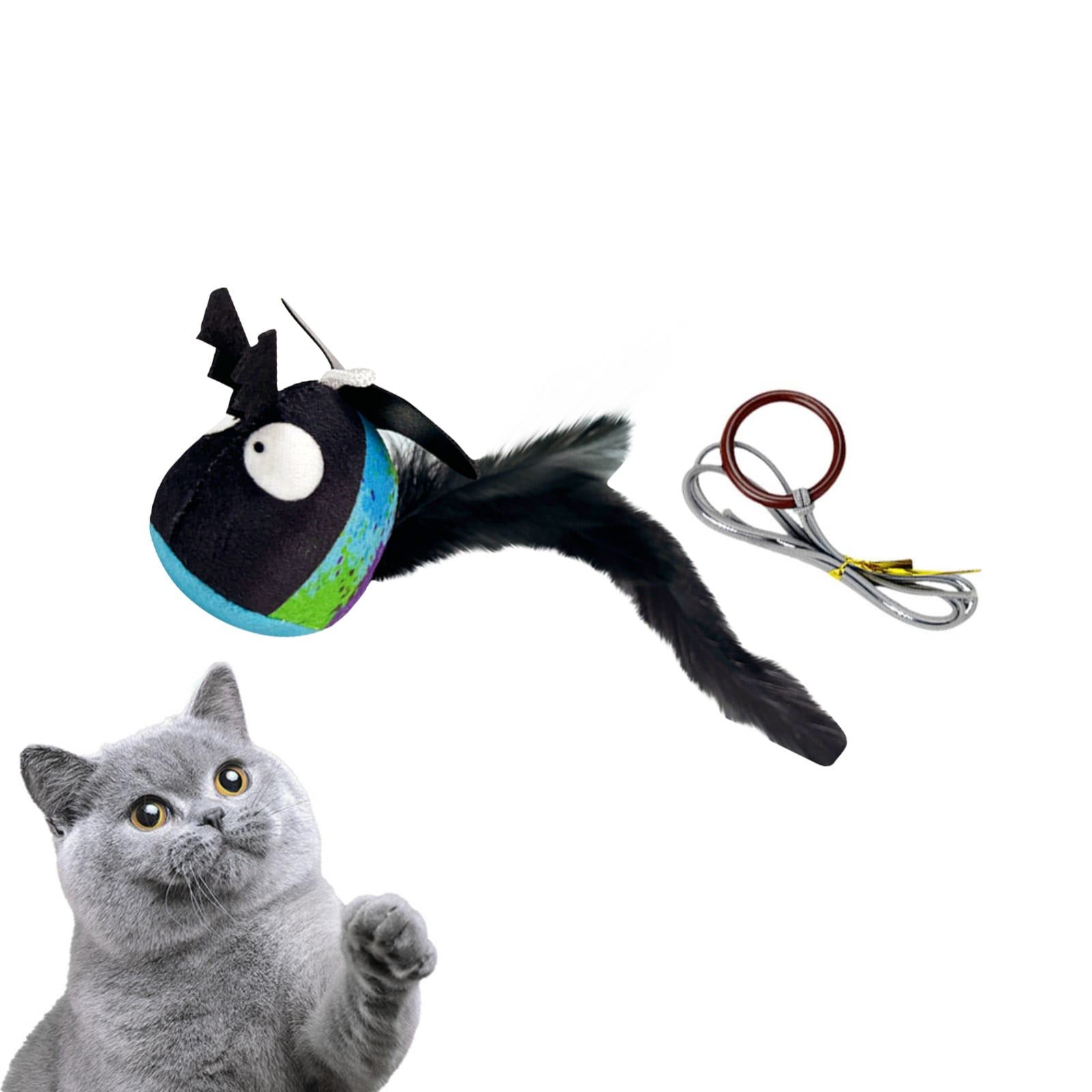 Ftwujt Hanging Cat toy,Hanging Cat toys,Door Hanging Cat toy,Cat Door ...