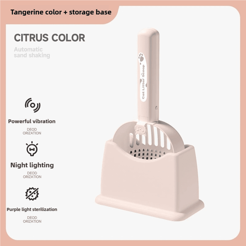 Ftwujt Heavy Duty Plastic Cat Litter Scoop With Holder,Speed Sifter ...