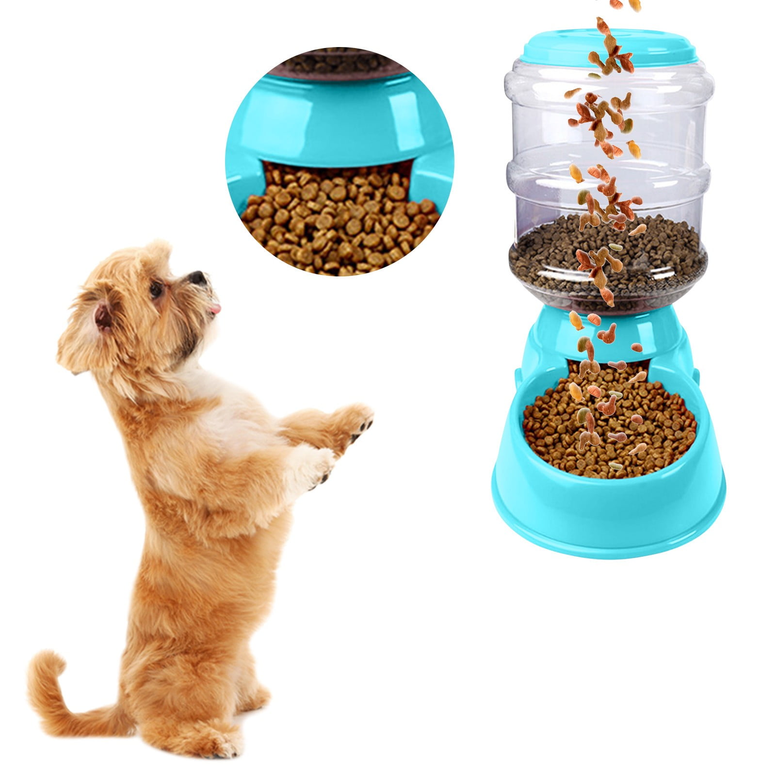Ftwujt Pet Feeder,Automatic Pet Feeder,Automatic Dog Feeder Large Breed ...