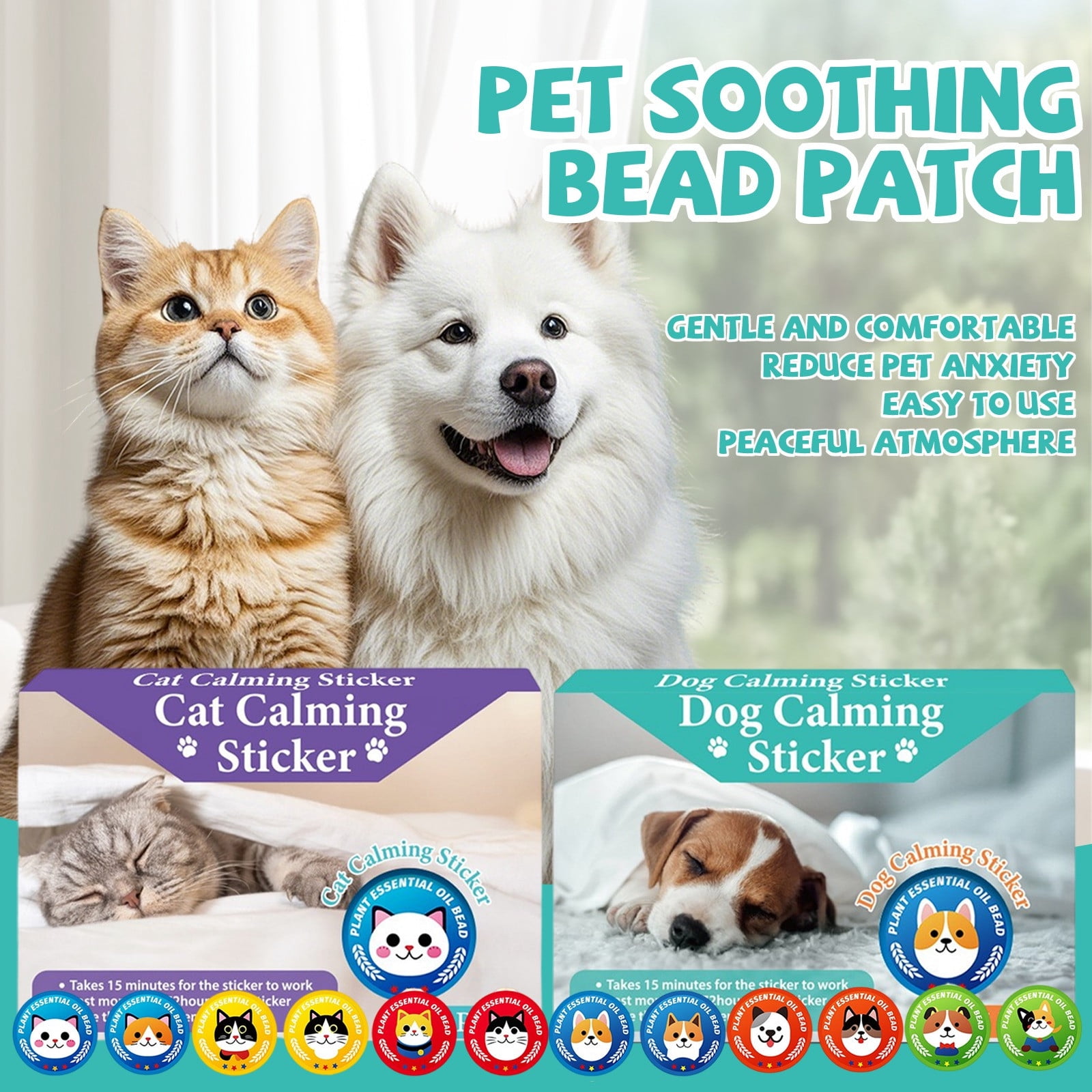 Ftwujt Sensory Stickers,Anti Stress,Anxiety Relief Items,Pet,Pet Stuff ...