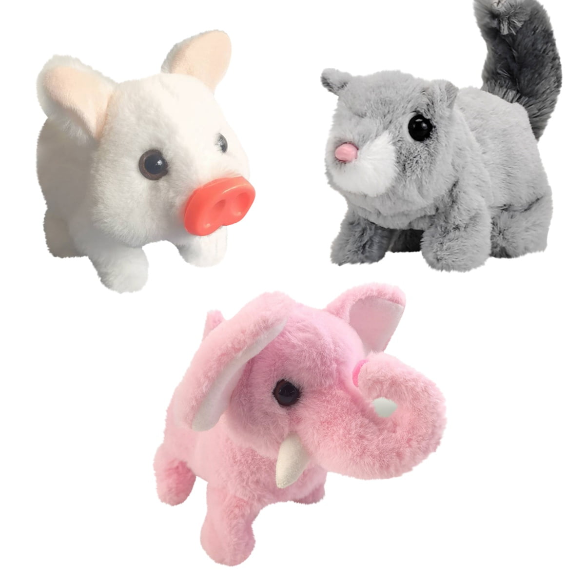 Ftwujt Stuffed Animal - Soft & Cuddly Toy - Imaginative Play - Pink 8 ...