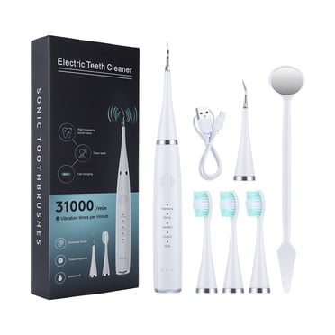 Sensch Pet Ultrasonic Tooth Cleaner Toothbrush Dog Plaque Remover Teeth ...